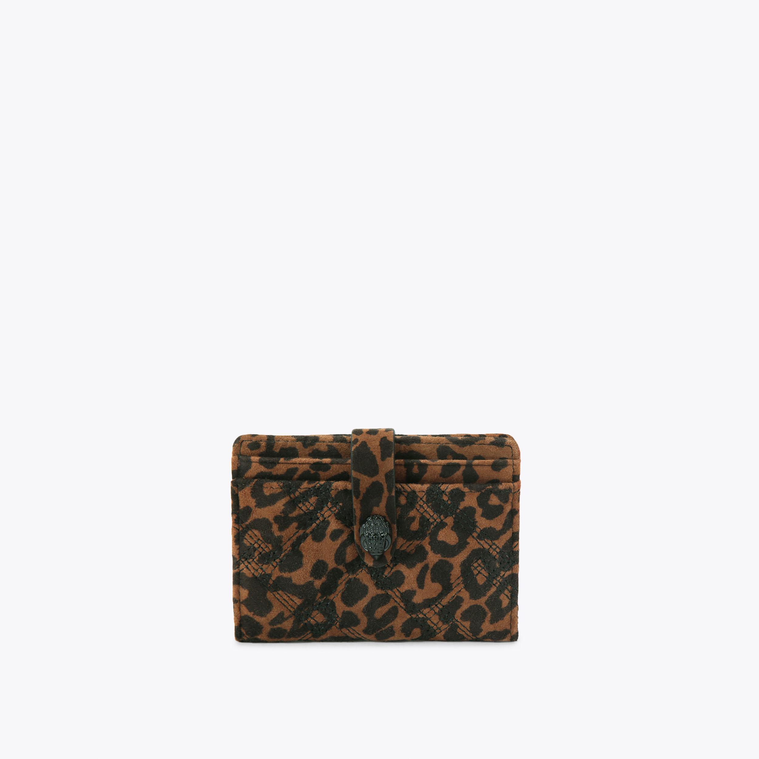 MULTI CARD KENSINGTON Leopard Print Card Holder by KURT GEIGER LONDON