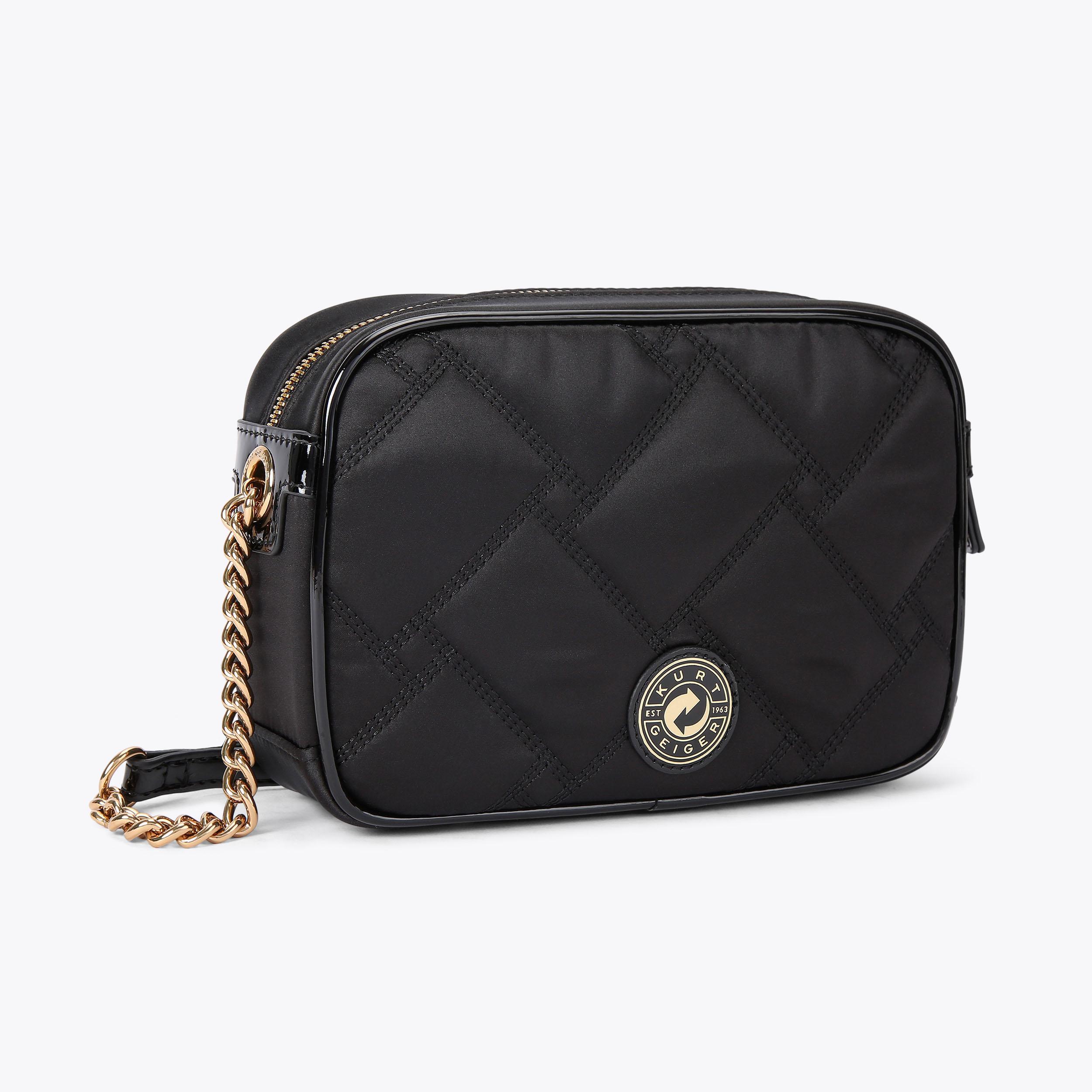 HOXTON CAMERA BAG Black Recycled Camera Bag by KURT GEIGER LONDON