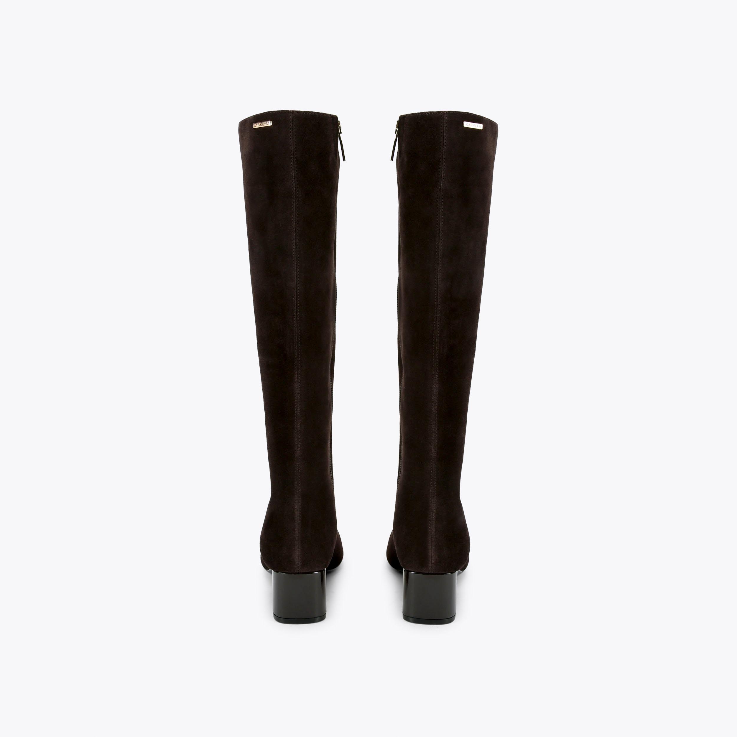CLEO KNEE Soft Brown Knee High Boot by CARVELA
