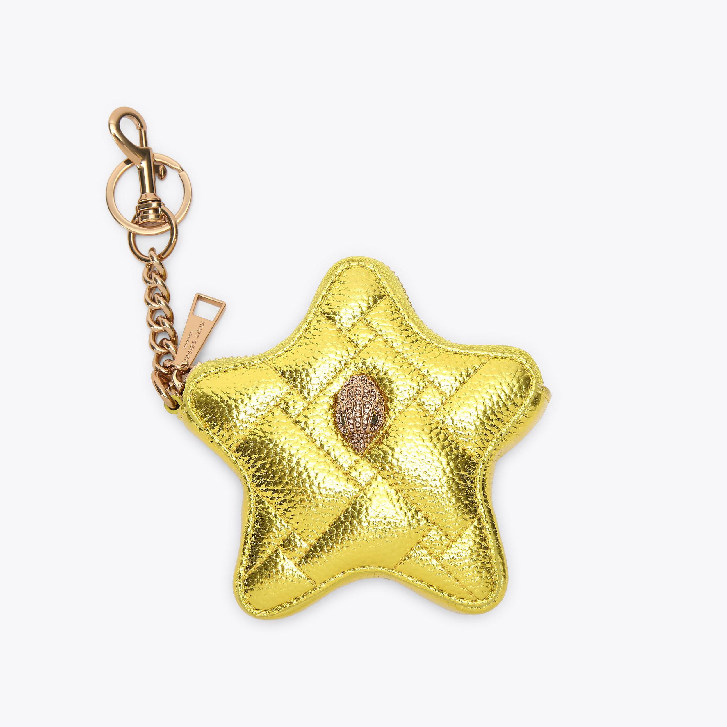 KENSINGTON STAR CHARM Metallic Fuchsia Star Bag Charm by KURT GEIGER LONDON
