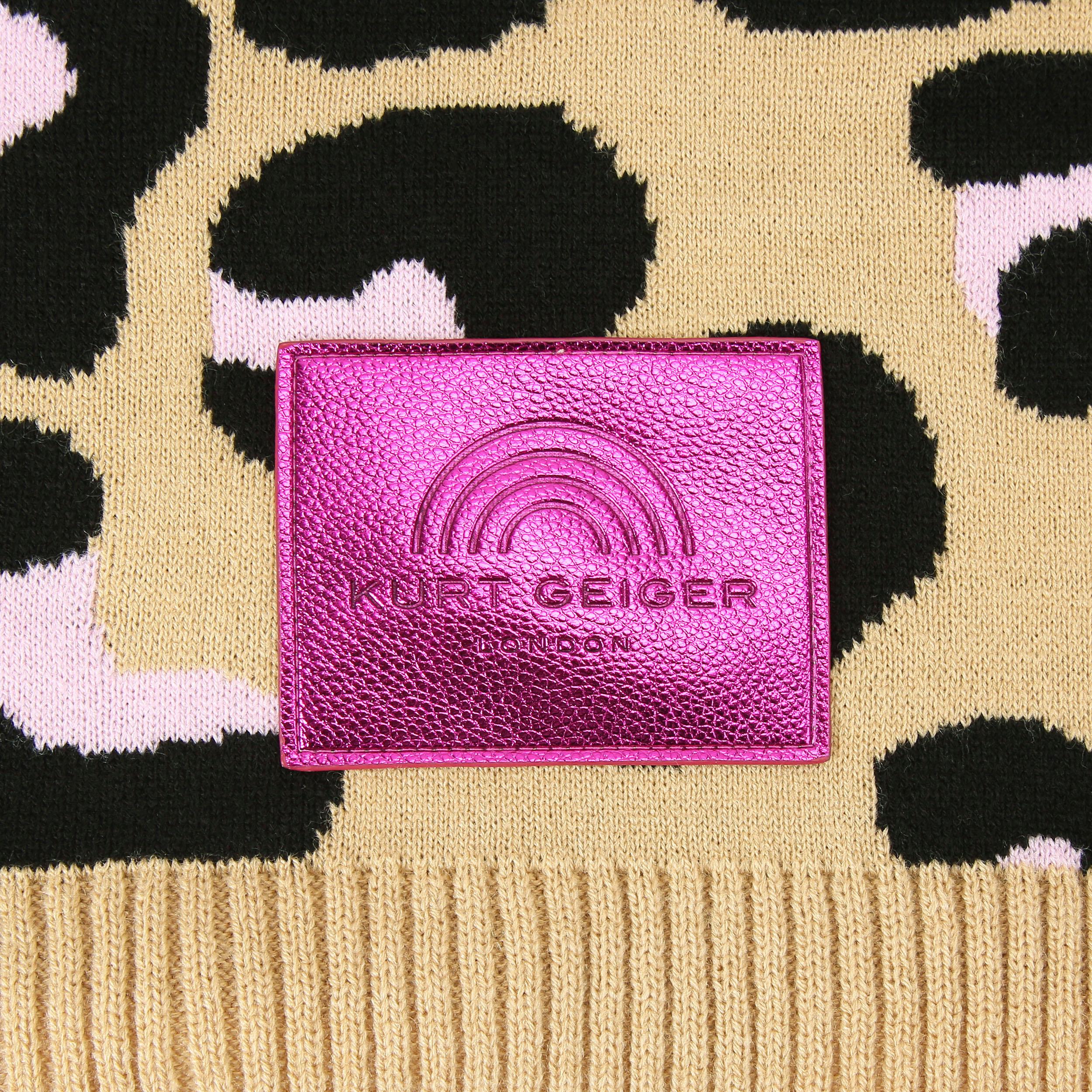 SM SOUTHBANK SCARF Leopard Print Scarf by KURT GEIGER LONDON