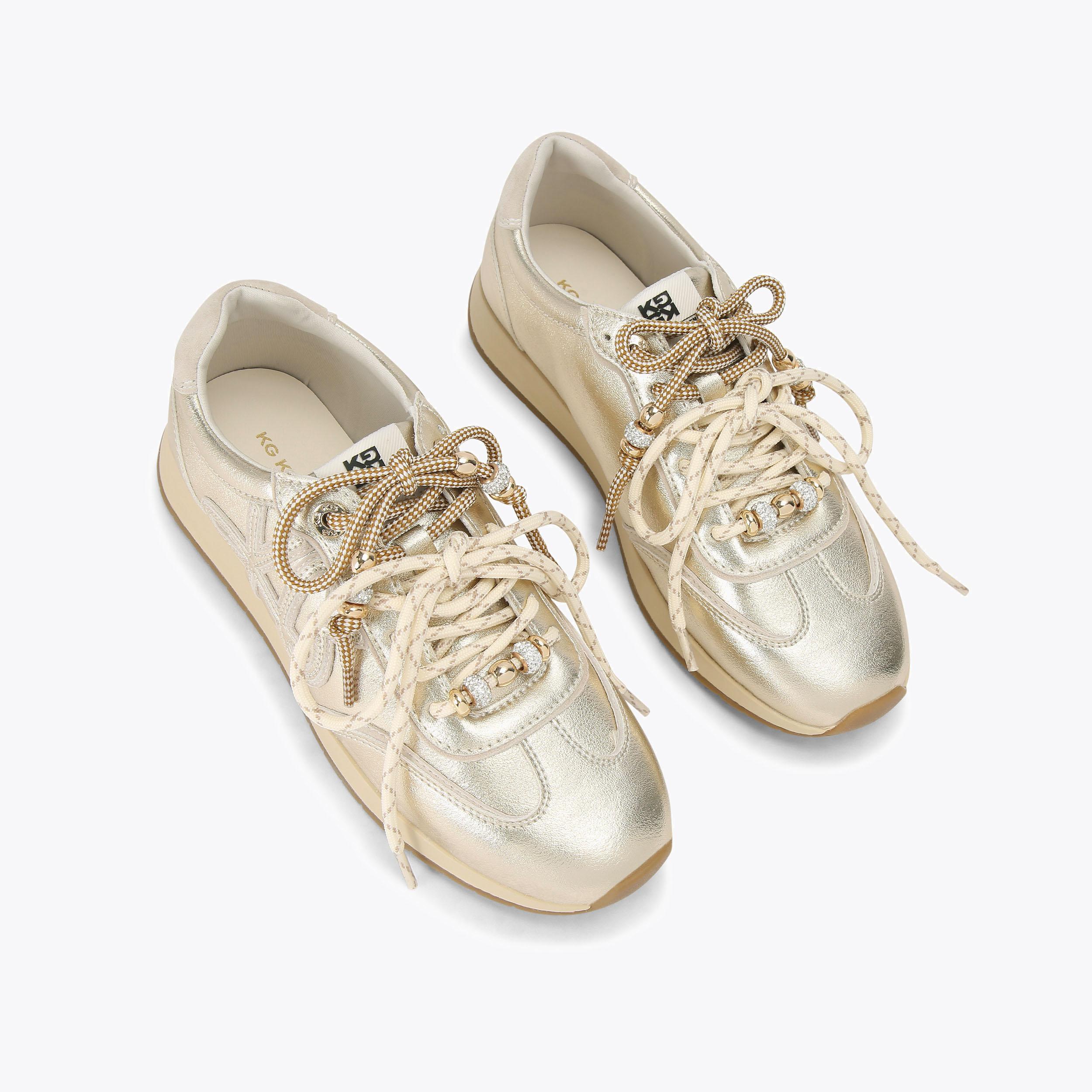 LALA Bone Lace Up Sneaker by KG KURT GEIGER