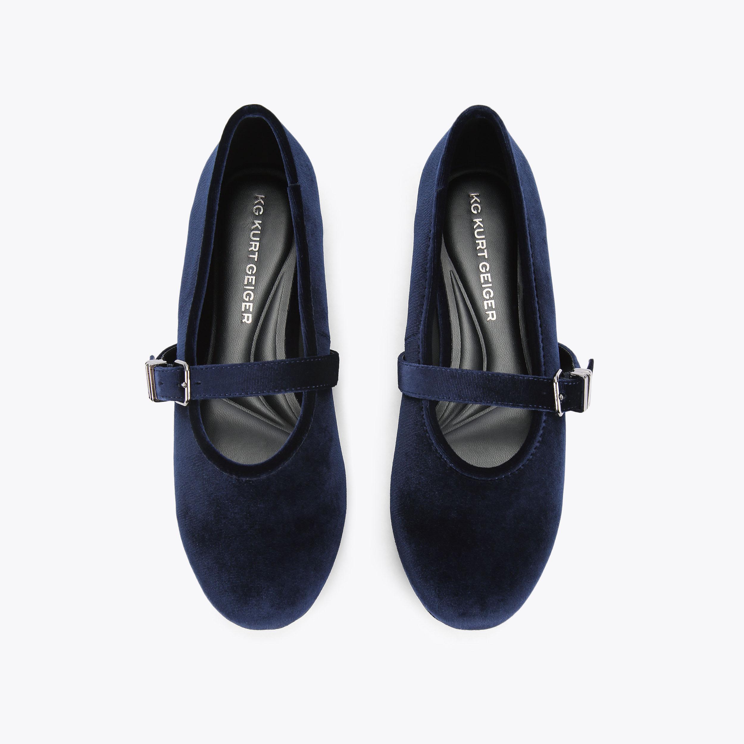 NEVE Blue Velvet Mary Jane Shoe by KG KURT GEIGER