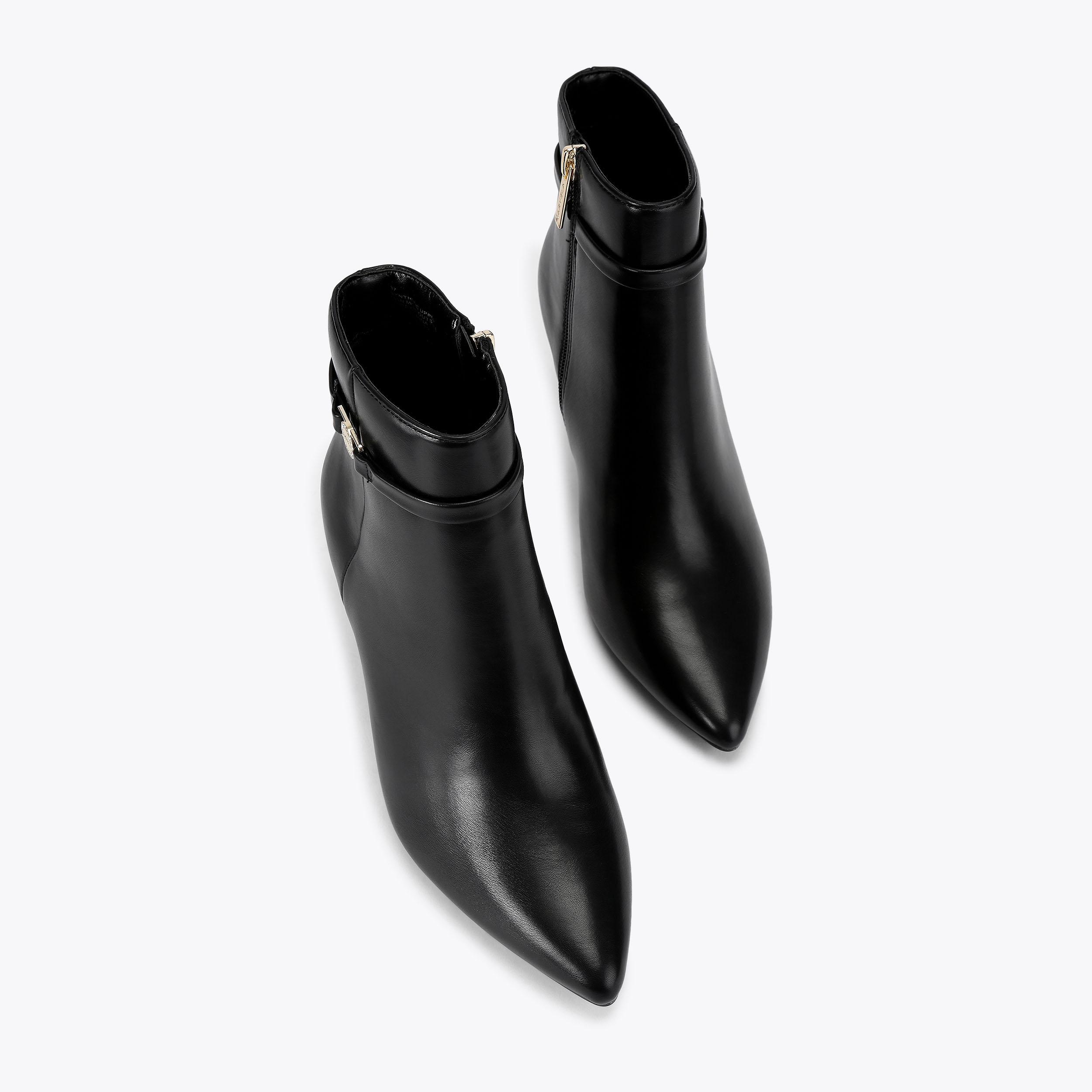 FLUTE COIN Black Heeled Boot by CARVELA COMFORT