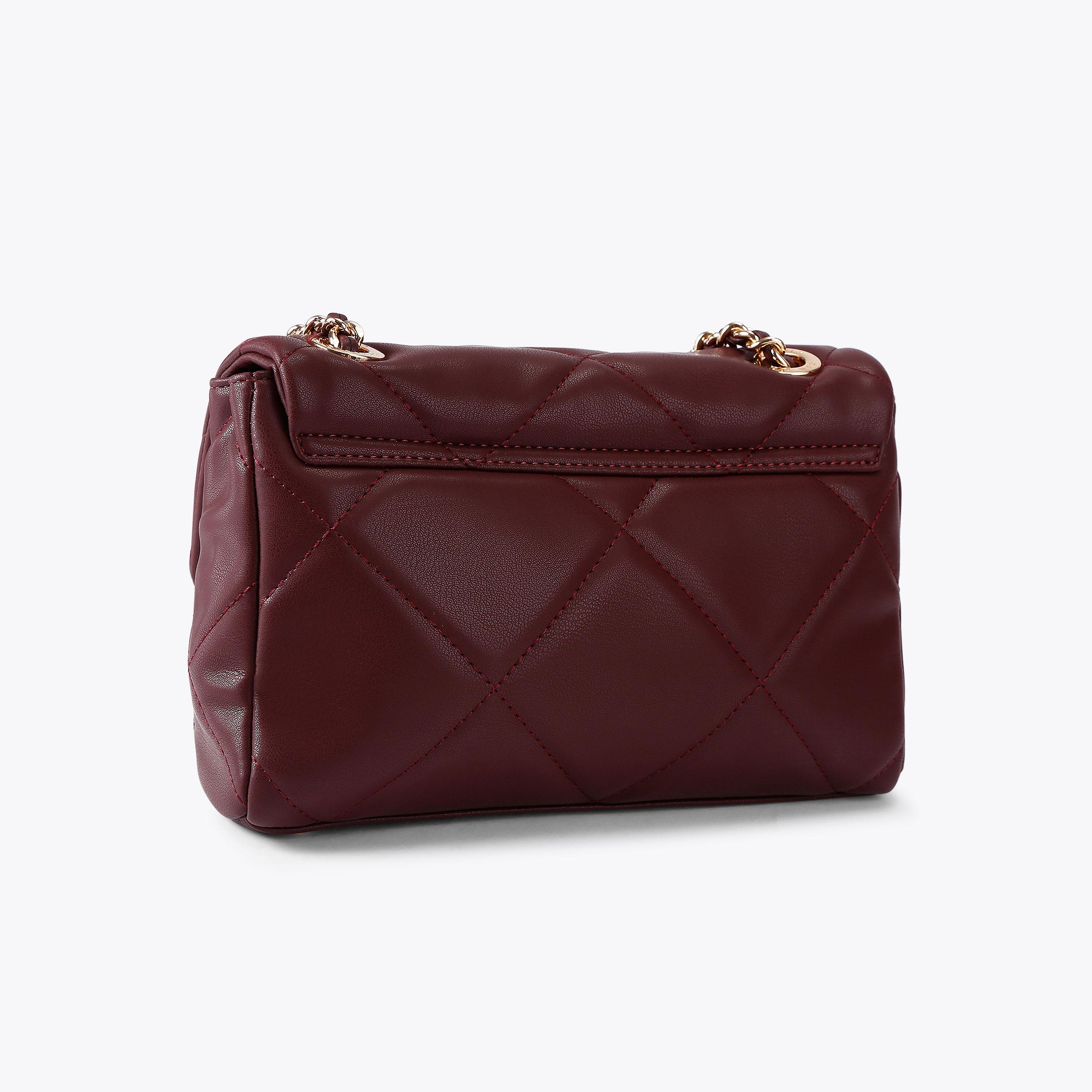 GINA SHOULDER BAG Maroon Shoulder Bag by CARVELA