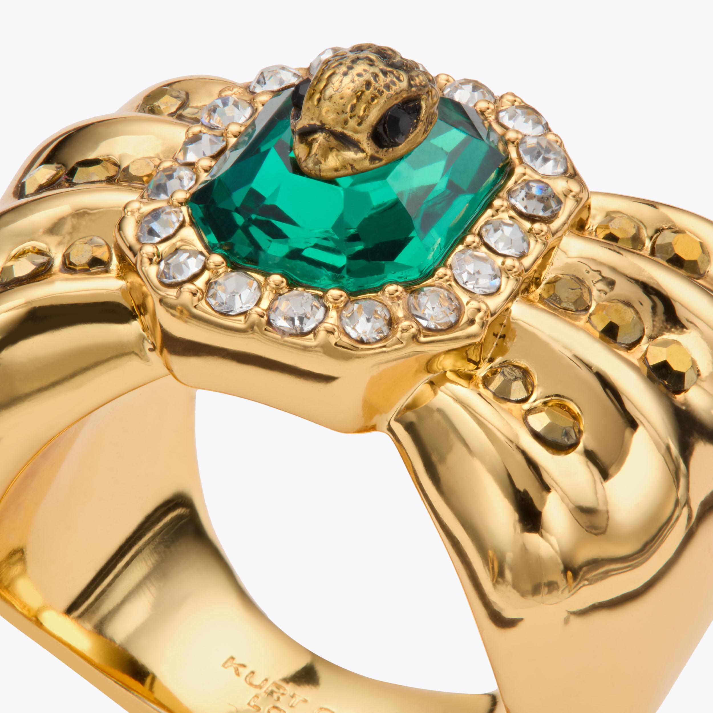 BOW RING Bow Chunky Ring by KURT GEIGER LONDON