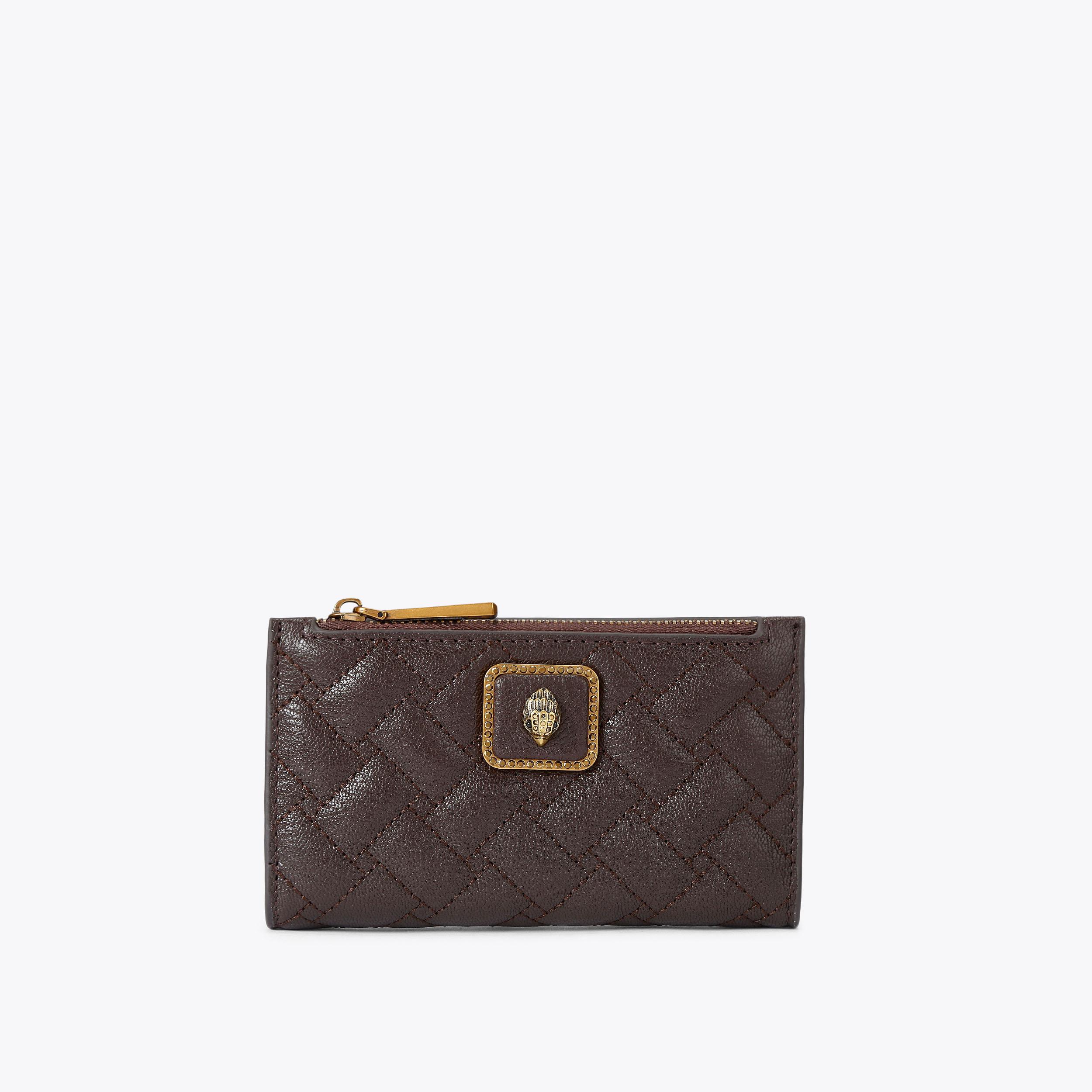 PIMLICO BIFOLD WALLET Dark Brown Leather Bifold Wallet by Kurt Geiger ...