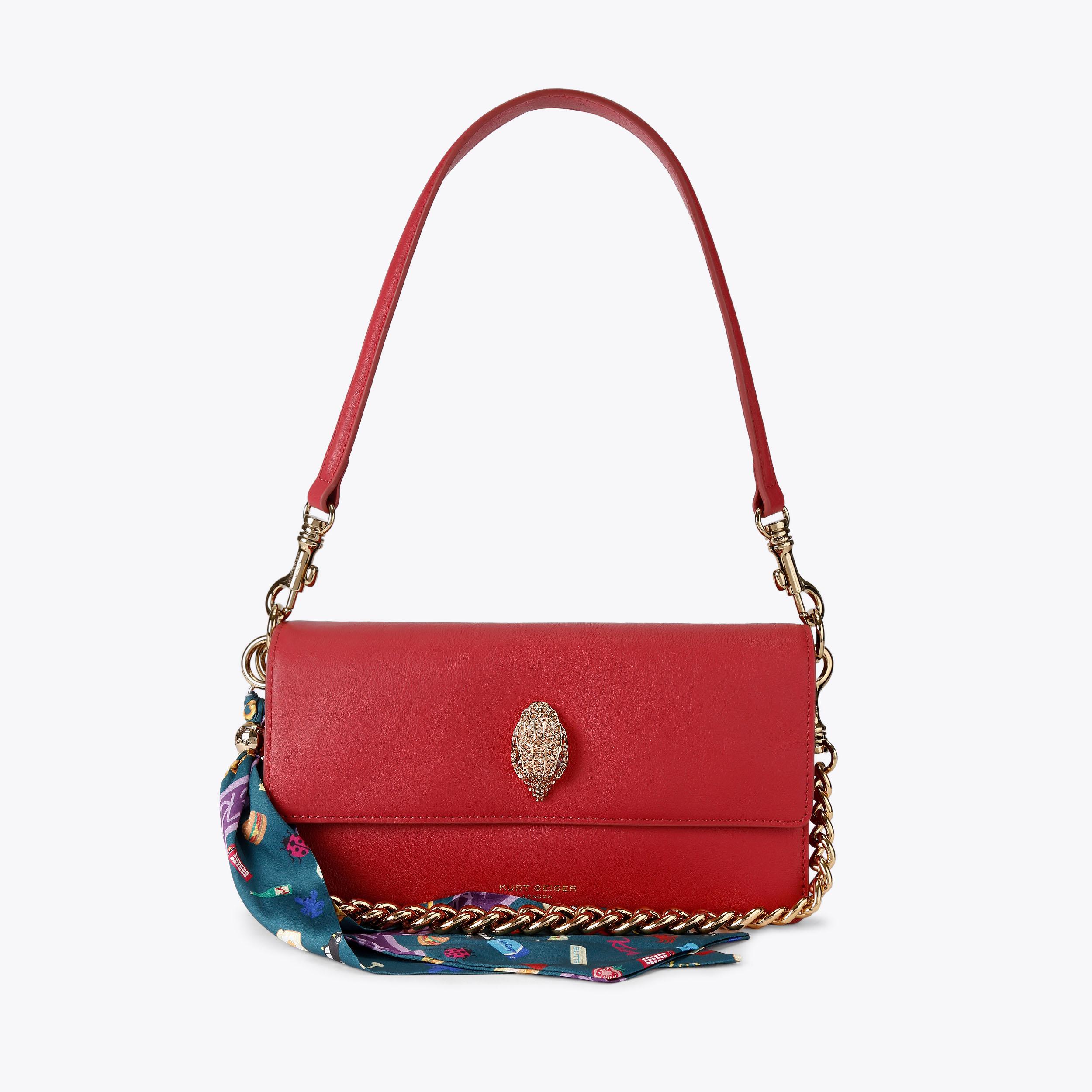 Sloane Soft Shoulder Bag - red