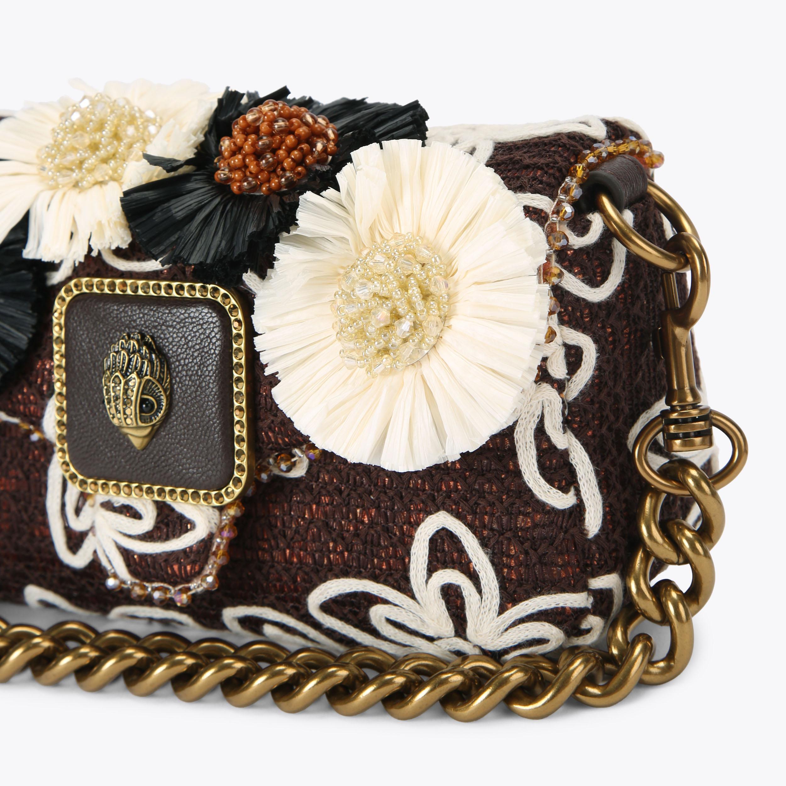MINI PIMLICO FLOWER ST Floral Embroidered Shoulder Bag by Kurt Geiger ...
