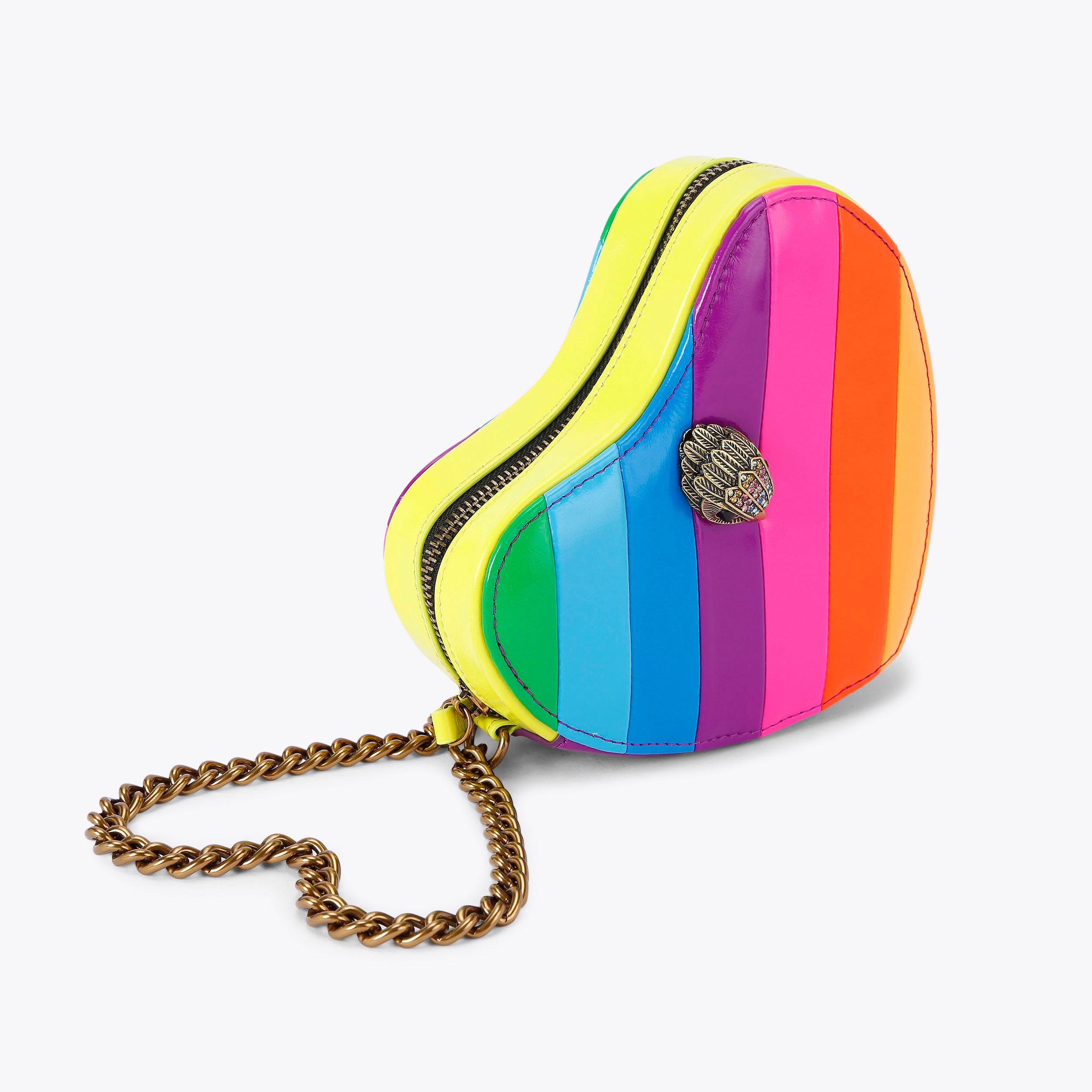 KENSINGTON HEART X BODY Neon Cross Body Bag by KURT GEIGER LONDON