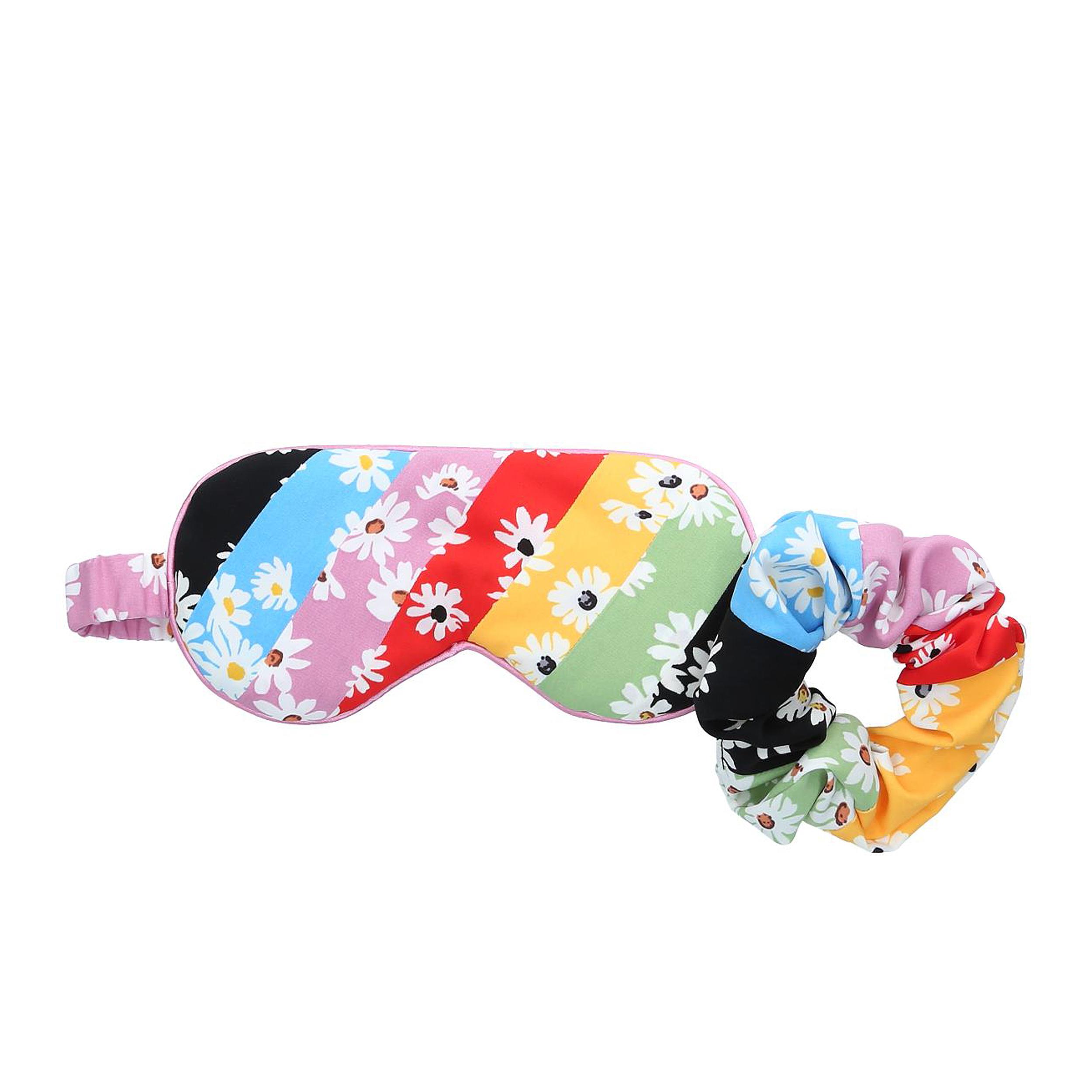 SLEEP SET Floral Rainbow Eye Mask And Scrunchie Gift Set by KURT GEIGER ...
