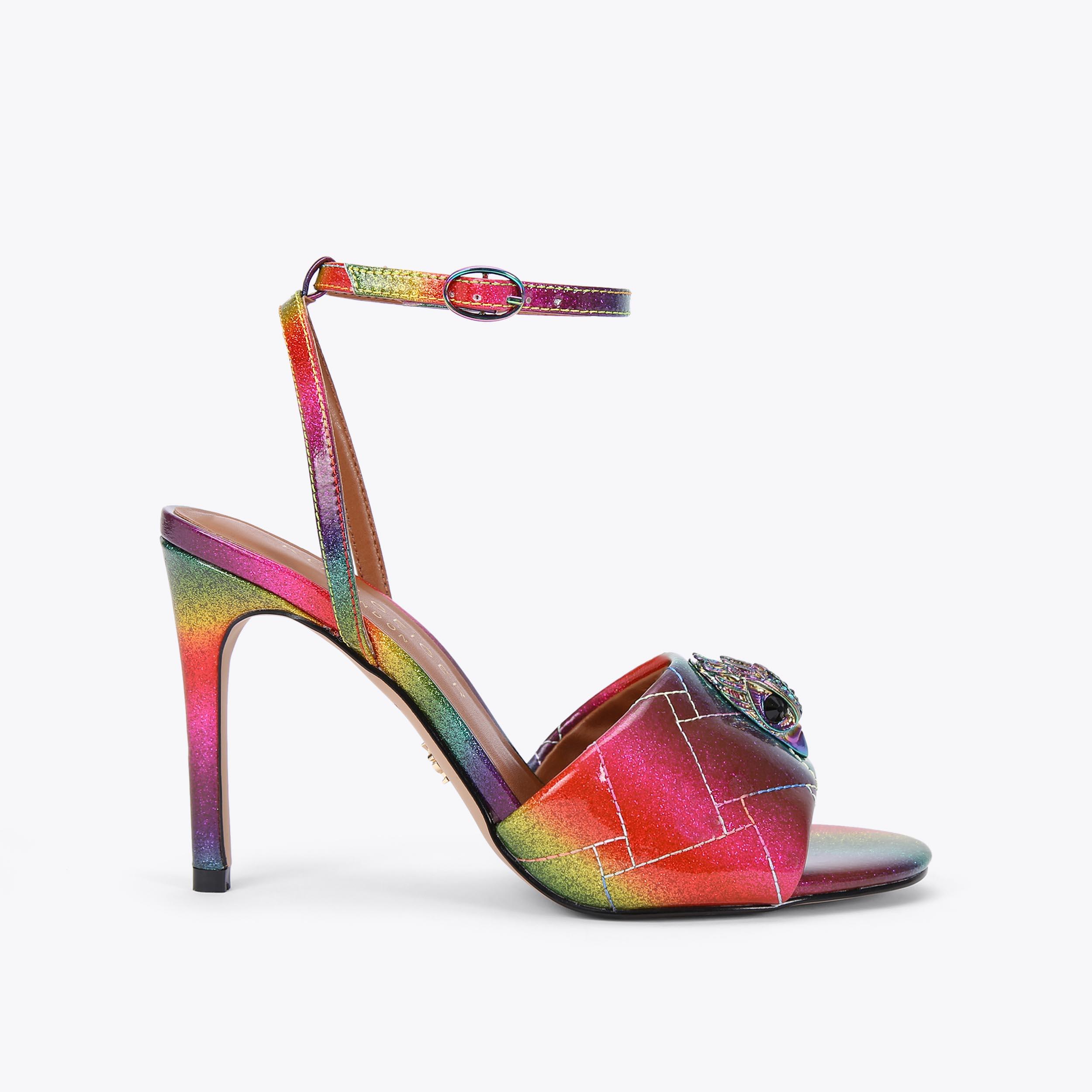 KENSINGTON SANDAL Vinyl Glitter Ombre Sandal by KURT GEIGER LONDON