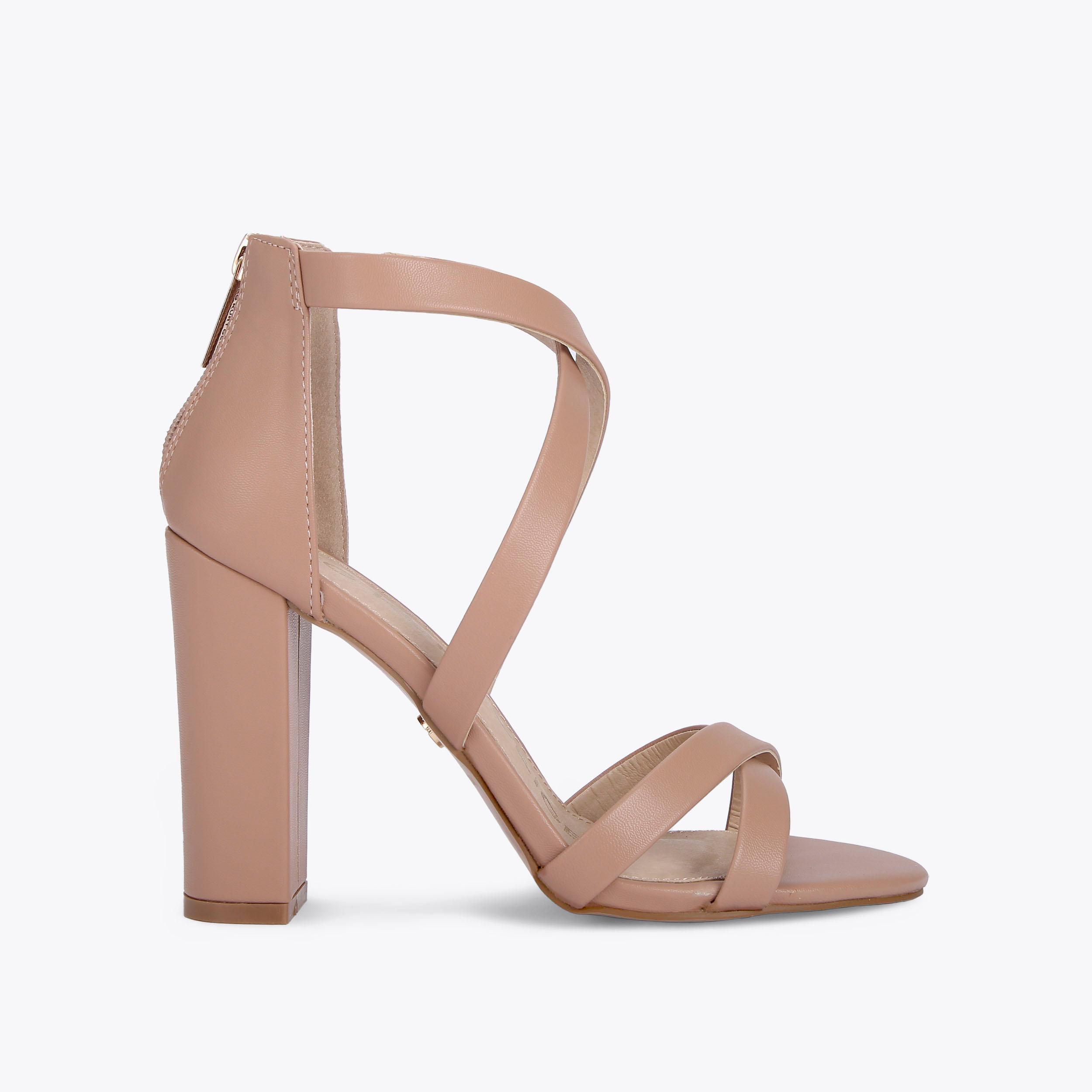 FAUN Camel strappy high heels by KG KURT GEIGER