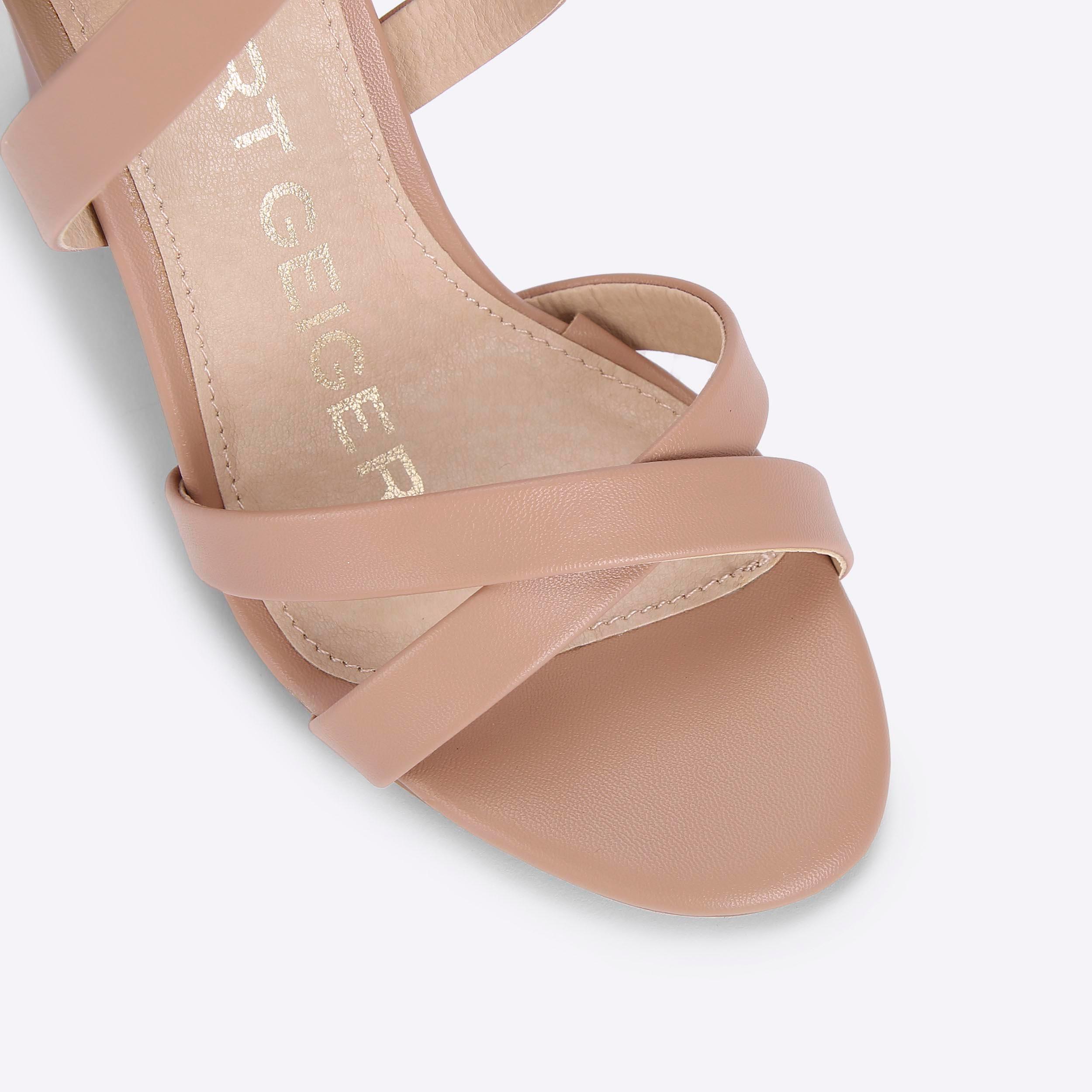 FAUN Camel strappy high heels by KG KURT GEIGER