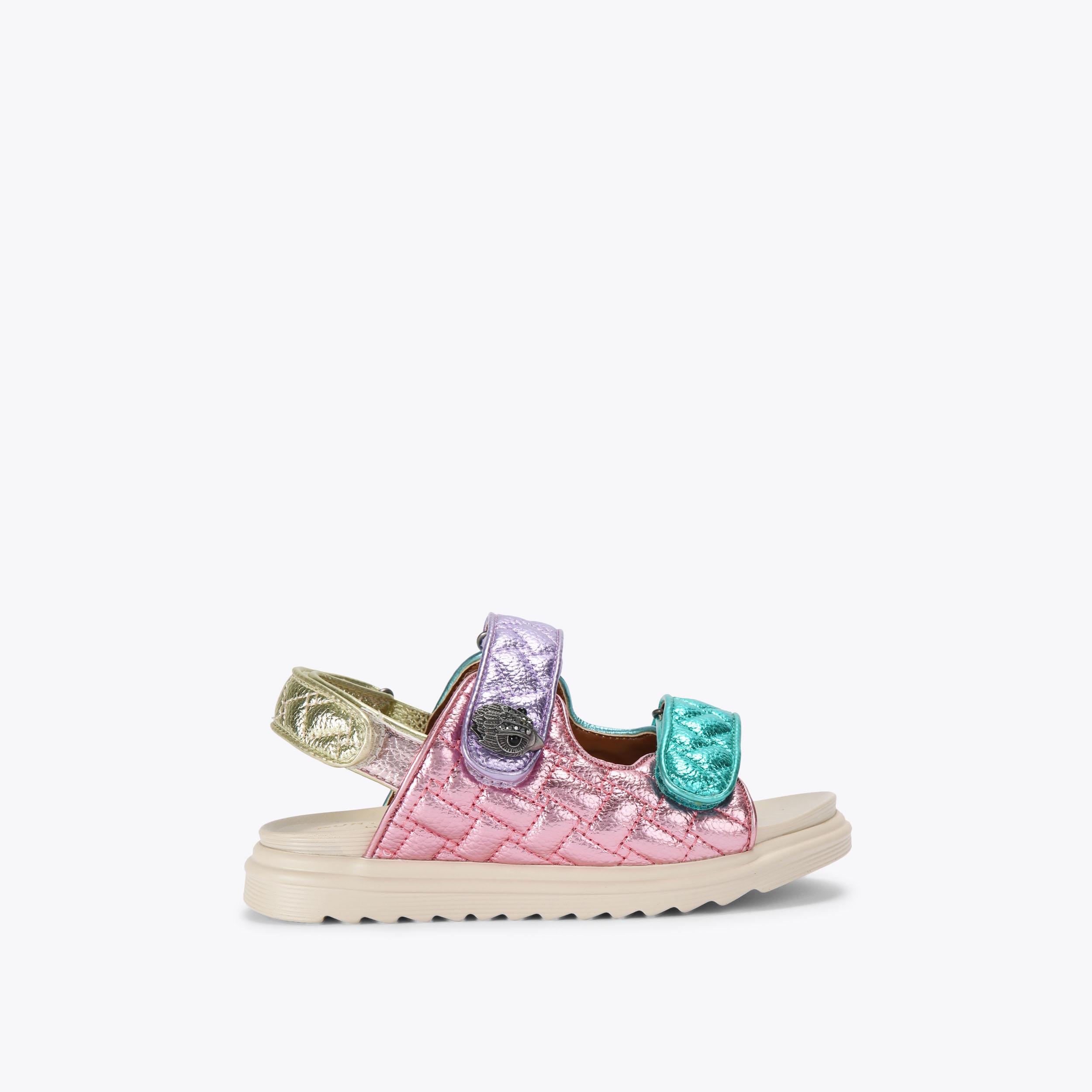 MINI ORSON Pastel Textured Sandals by KURT GEIGER LONDON