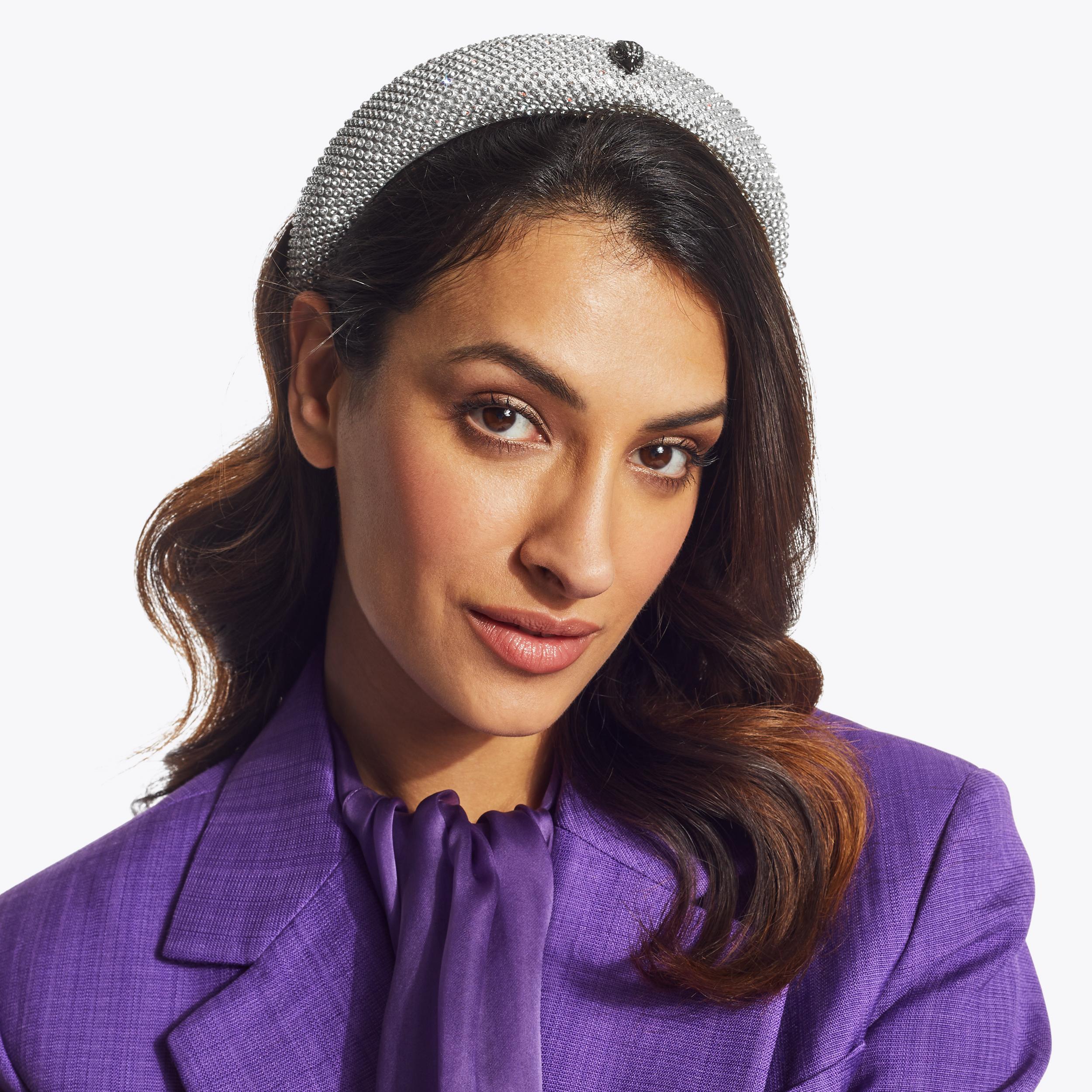 CRYSTAL HEADBAND Silver Crystal Eagle Headband by KURT GEIGER LONDON