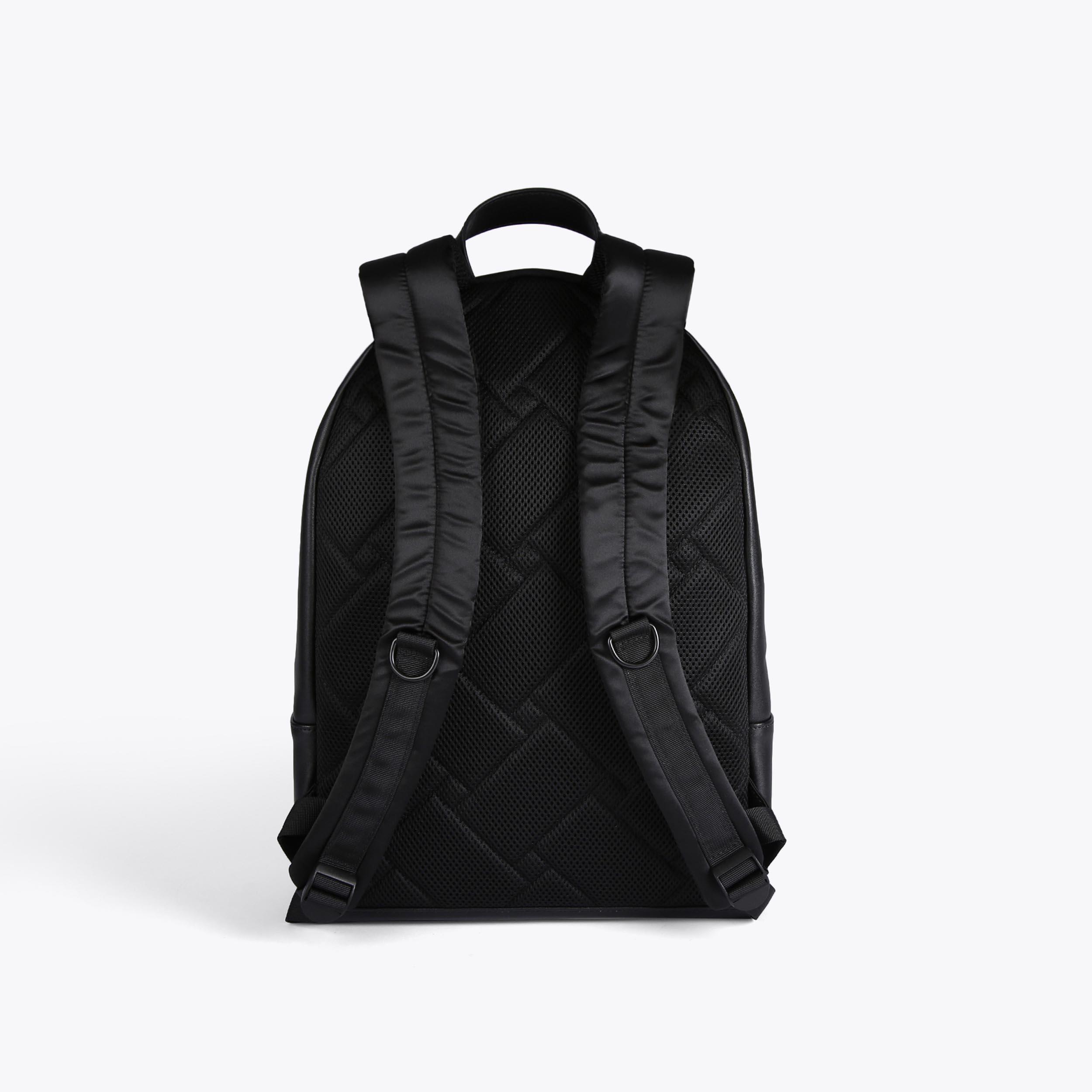 KENSINGTON M BACKPACK Black Quilted Padded Backpack by KURT GEIGER LONDON