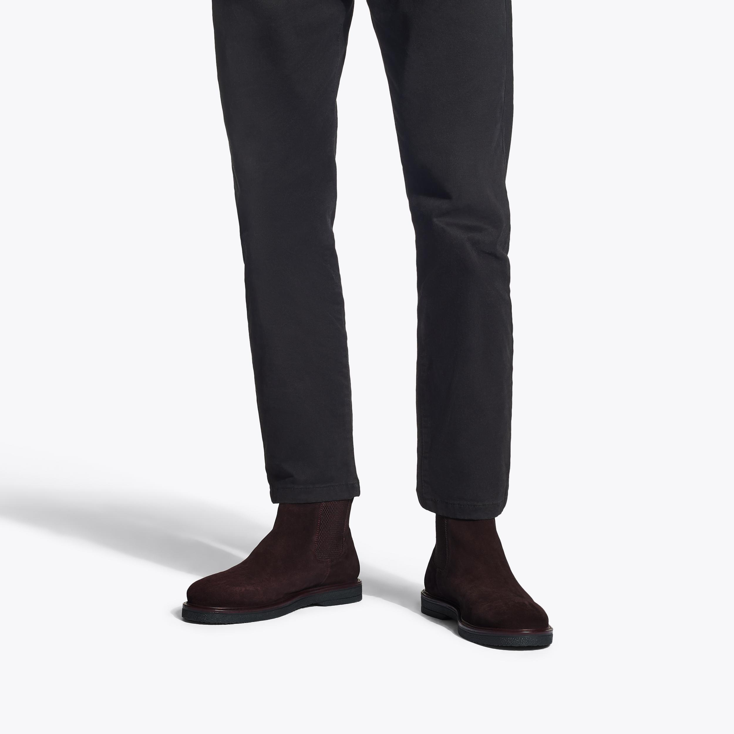 DYLAN Brown Suede Ankle Boots by KG KURT GEIGER