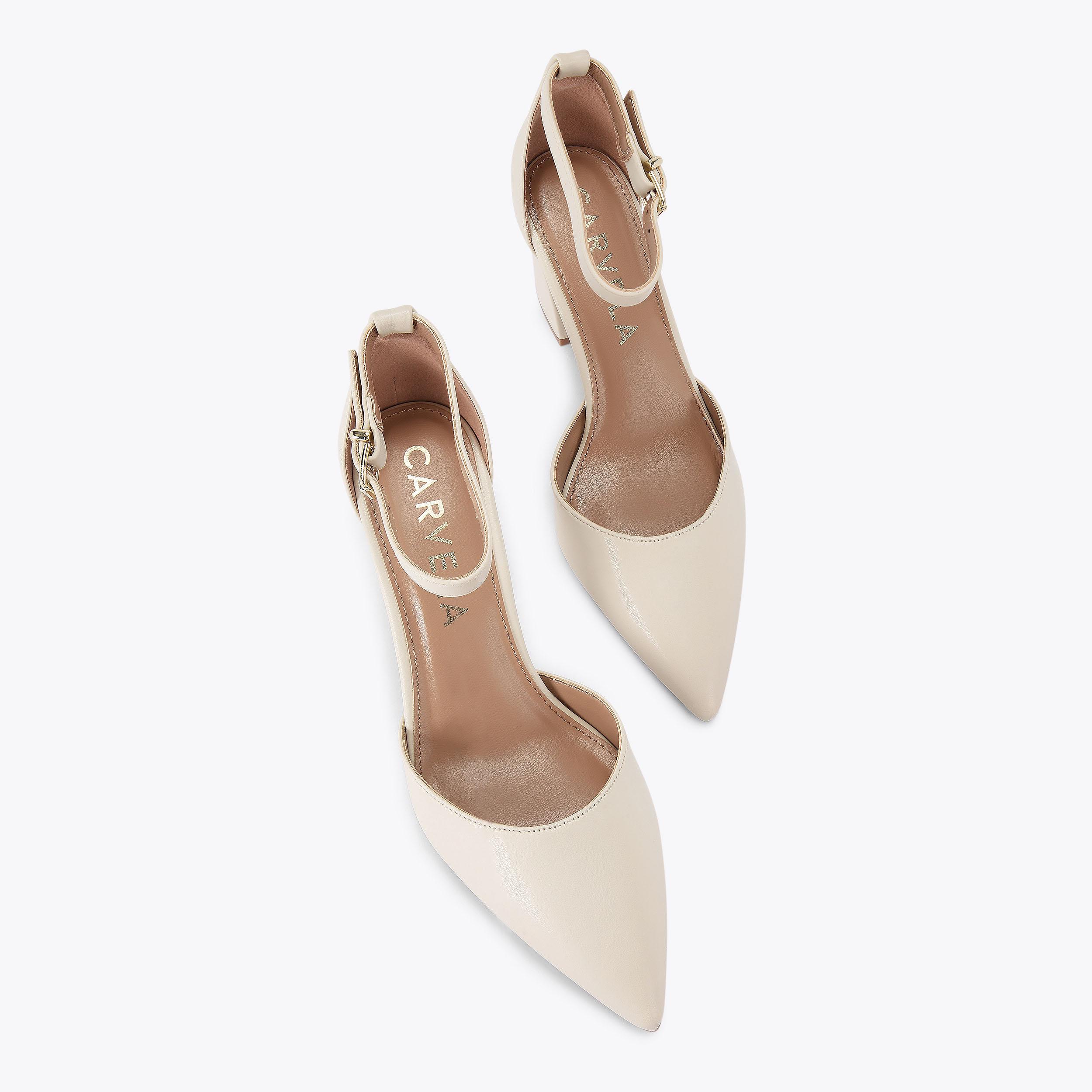 REFINED COURT Bone Block Heel by CARVELA