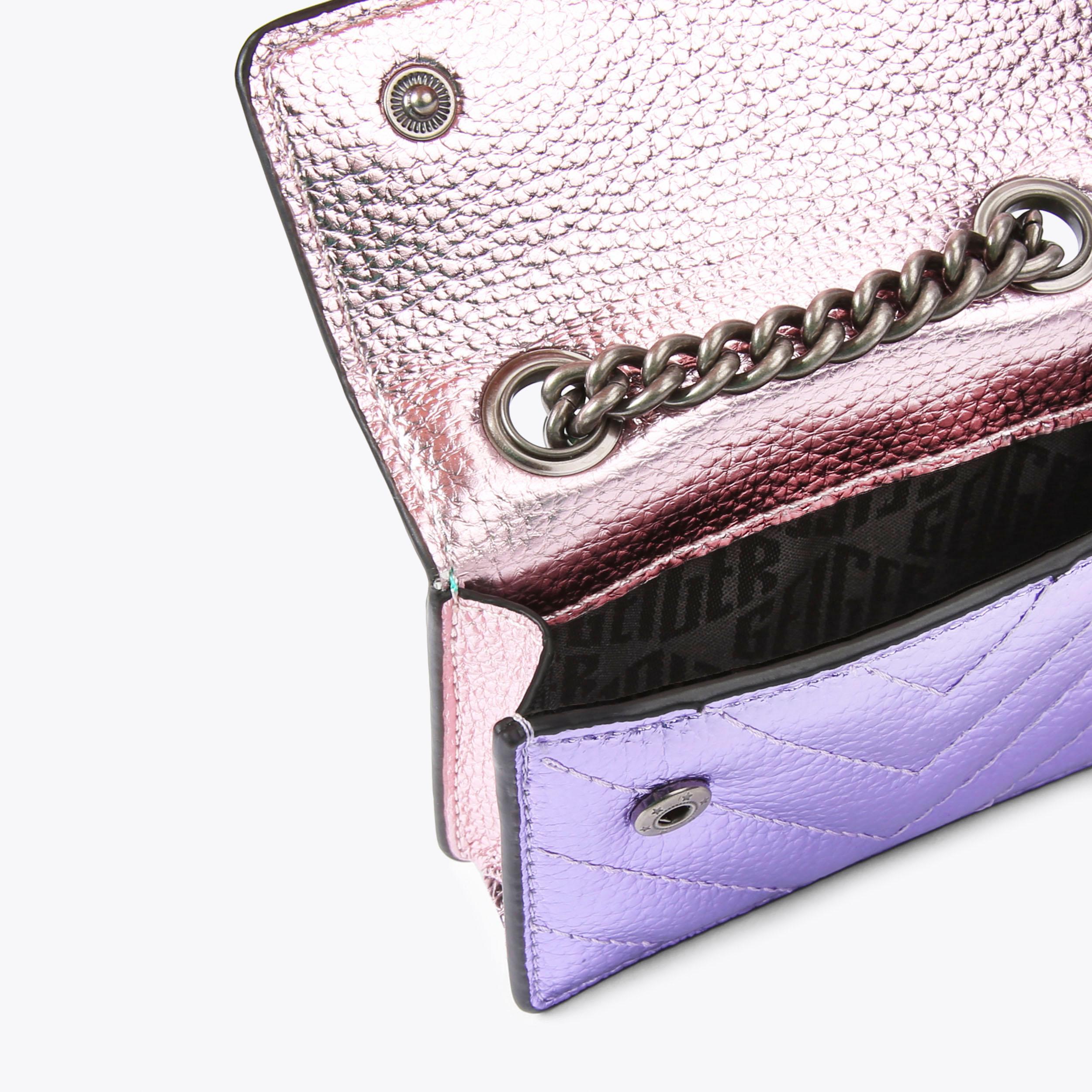 MICRO KENSINGTON Metallic Cross Body Bag by KURT GEIGER LONDON