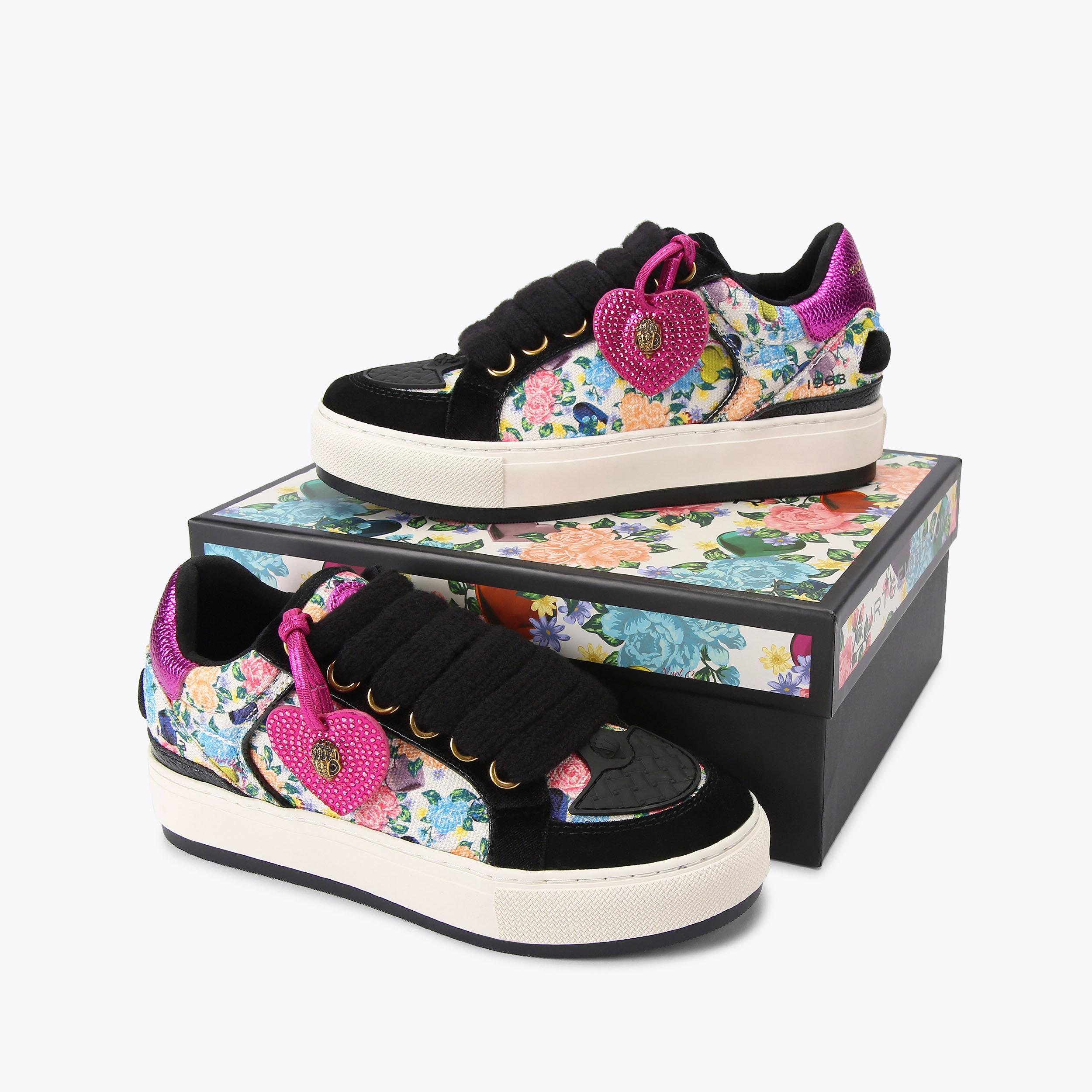 SOUTHBANK TAG Floral Southbank Tag Sneakers by Kurt Geiger London