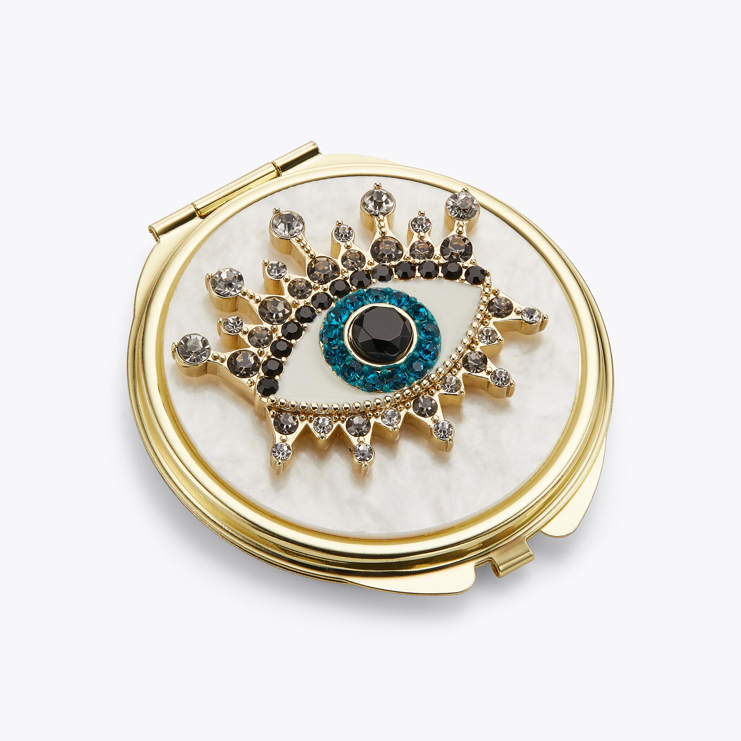 EVIL EYE MIRROR Gold Evil Eye Mirror by KURT GEIGER LONDON