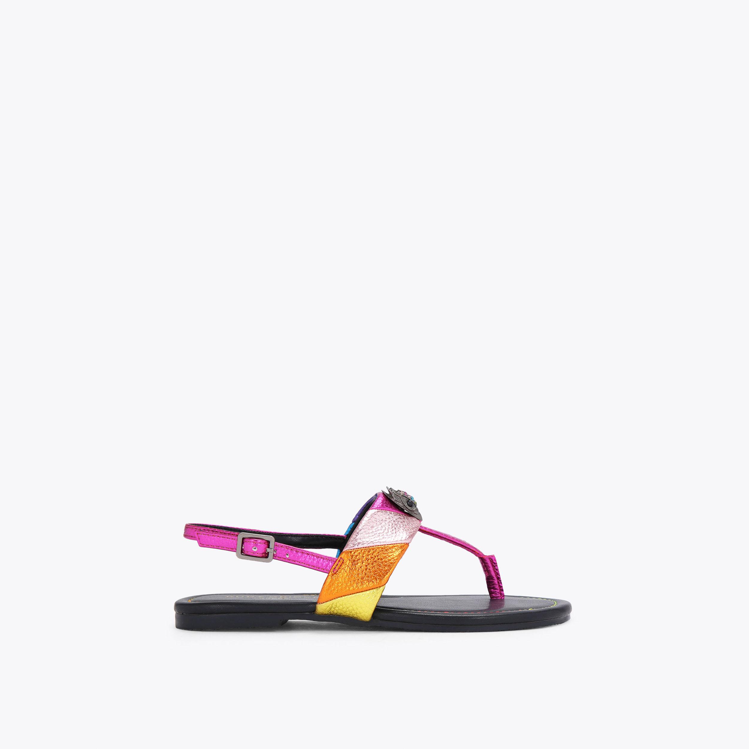 MINI KENSINGTON T SANDAL Rainbow Sandals by KURT GEIGER LONDON