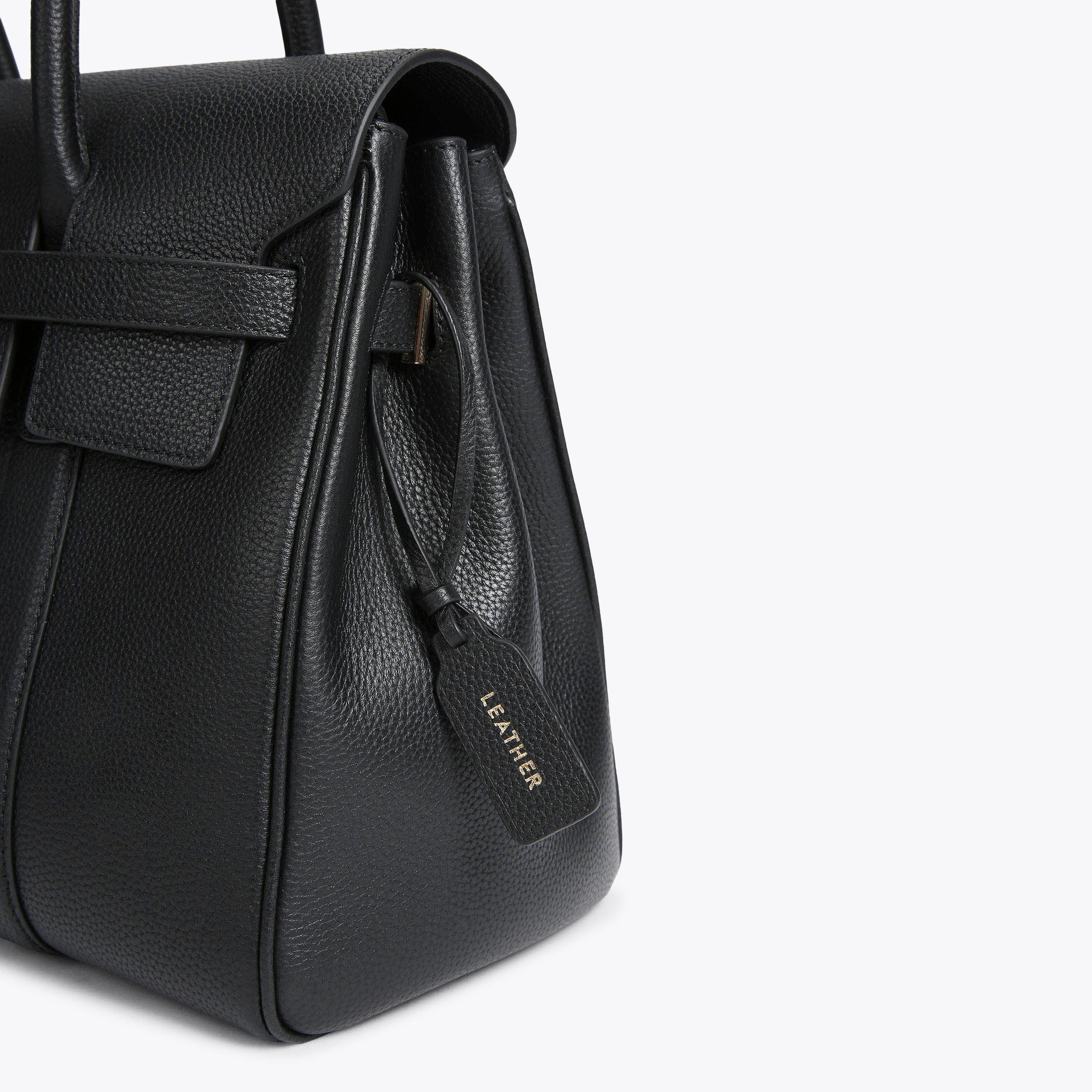 HENLEY LOCK TOTE Black Tote Bag by CARVELA