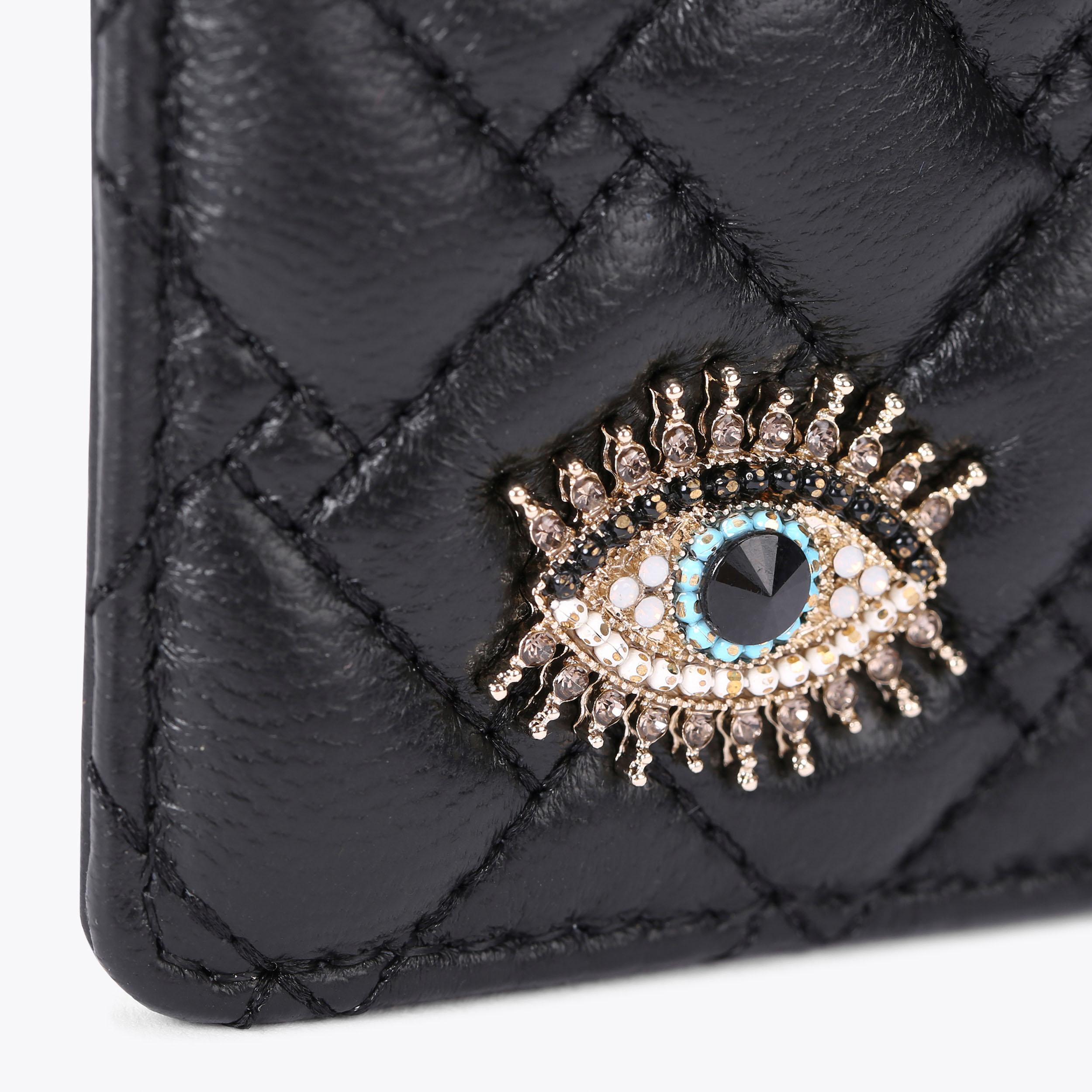 EYES CARD HOLDER Black Eye Card Holder by KURT GEIGER LONDON
