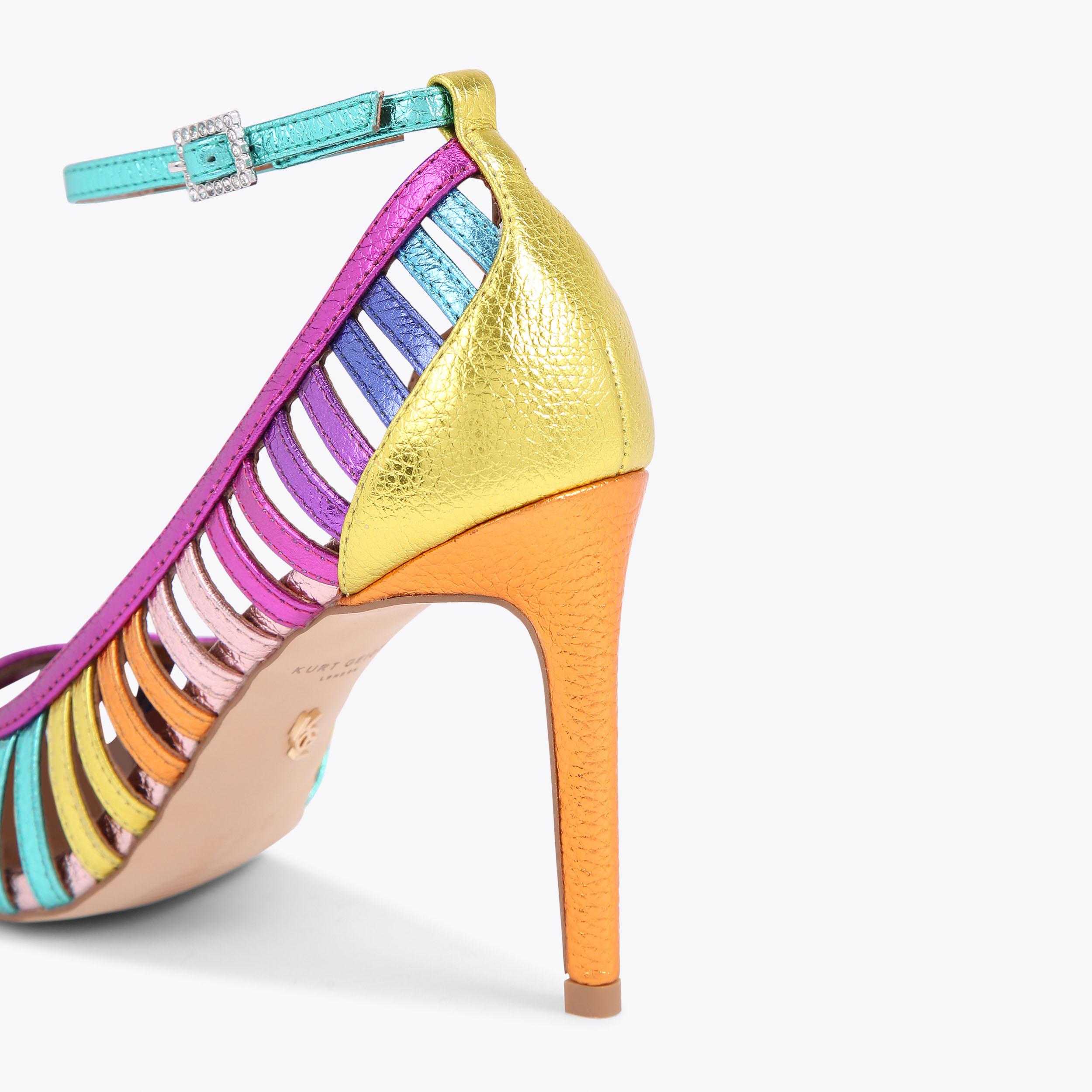 PIERRA COURT Multi Colour Court Heels by KURT GEIGER LONDON