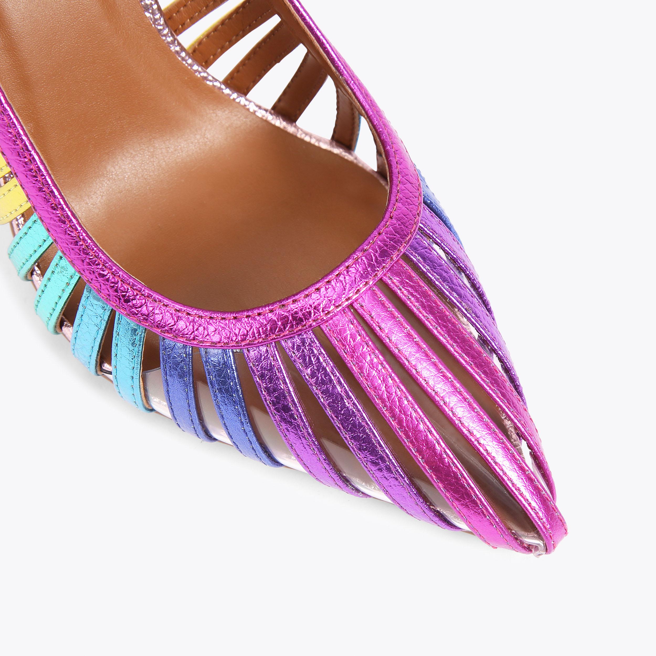 PIERRA COURT Multi Colour Court Heels by KURT GEIGER LONDON