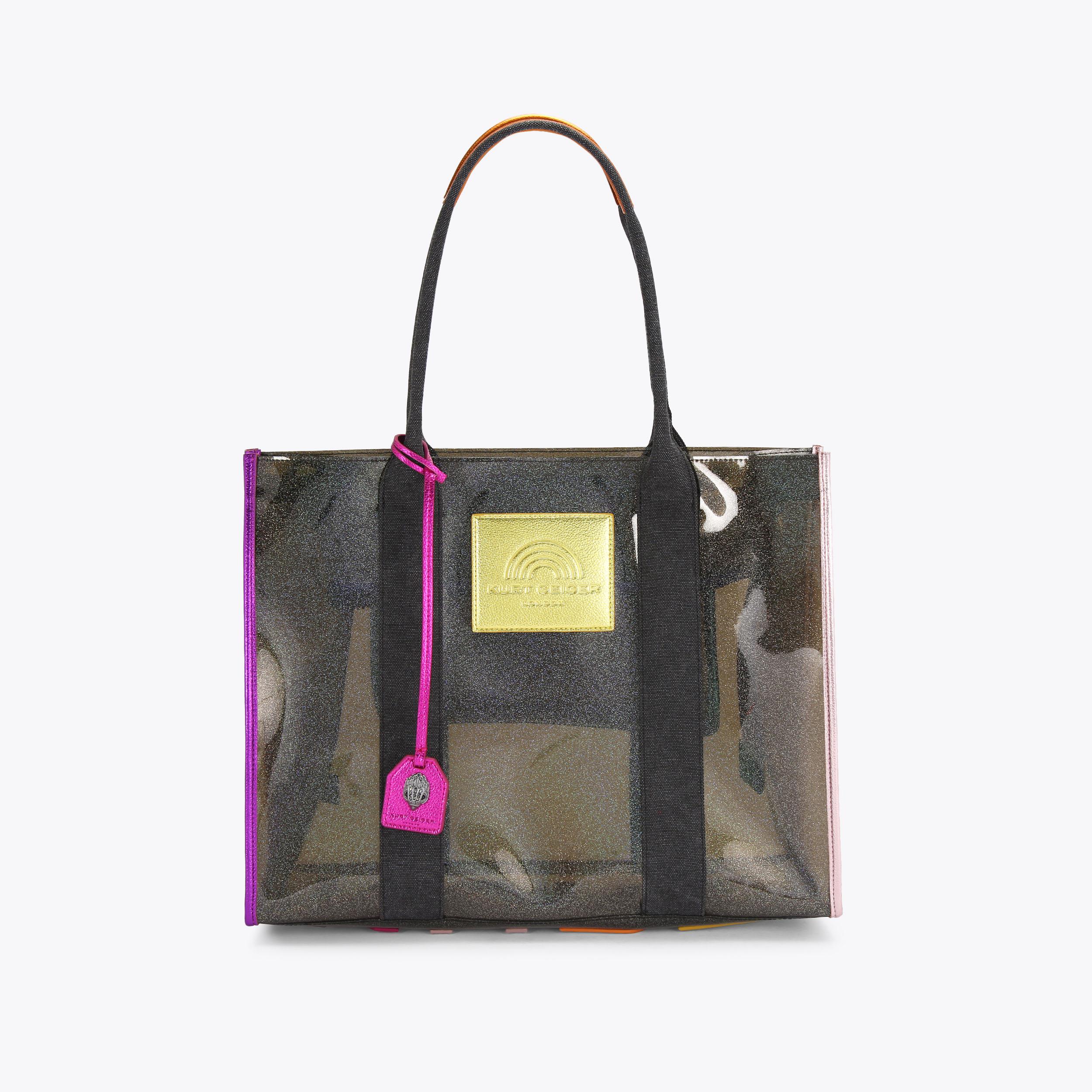 Vinyl Lg Southbank Tote Vinyl Large Tote Bag By Kurt Geiger London