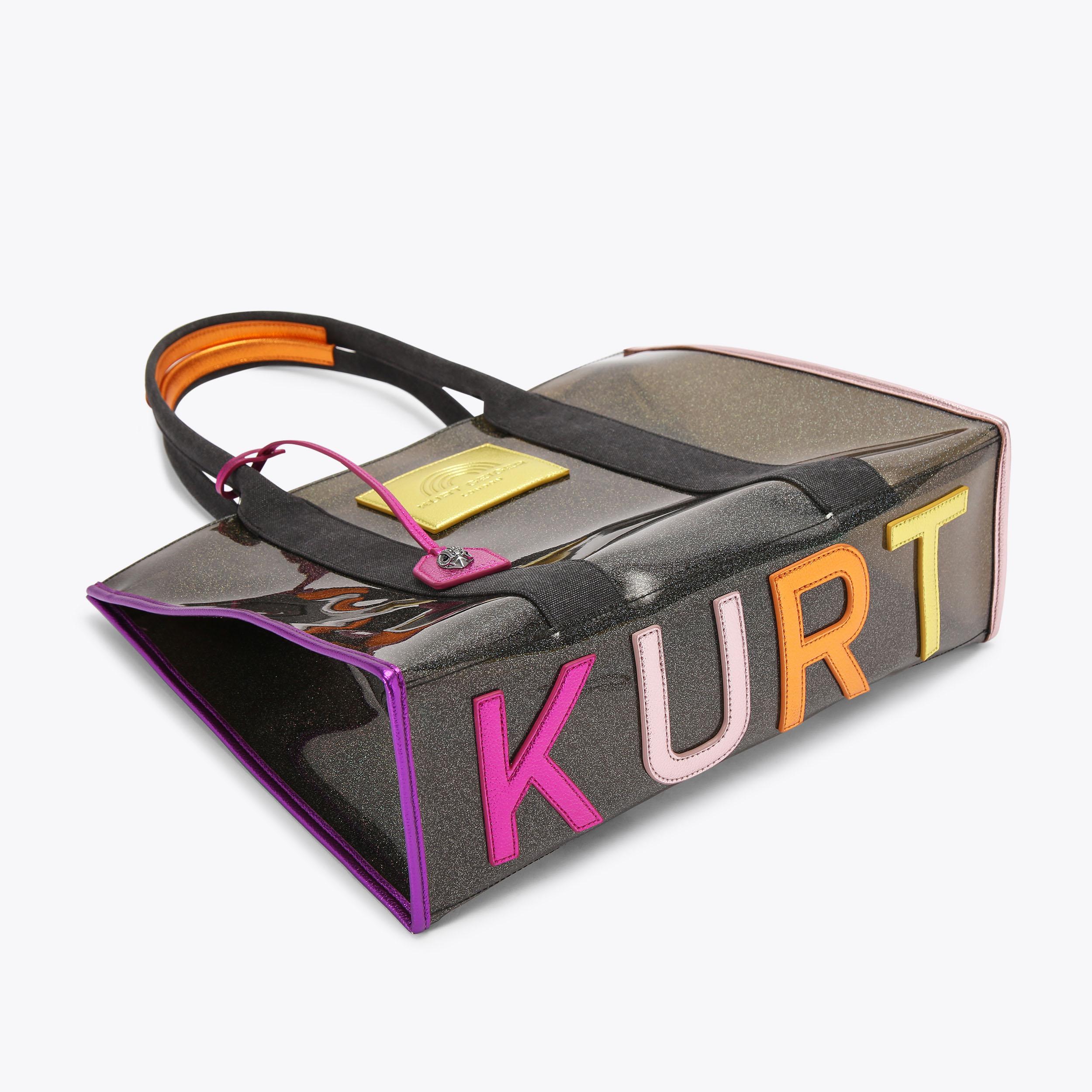 Vinyl Lg Southbank Tote Vinyl Large Tote Bag By Kurt Geiger London