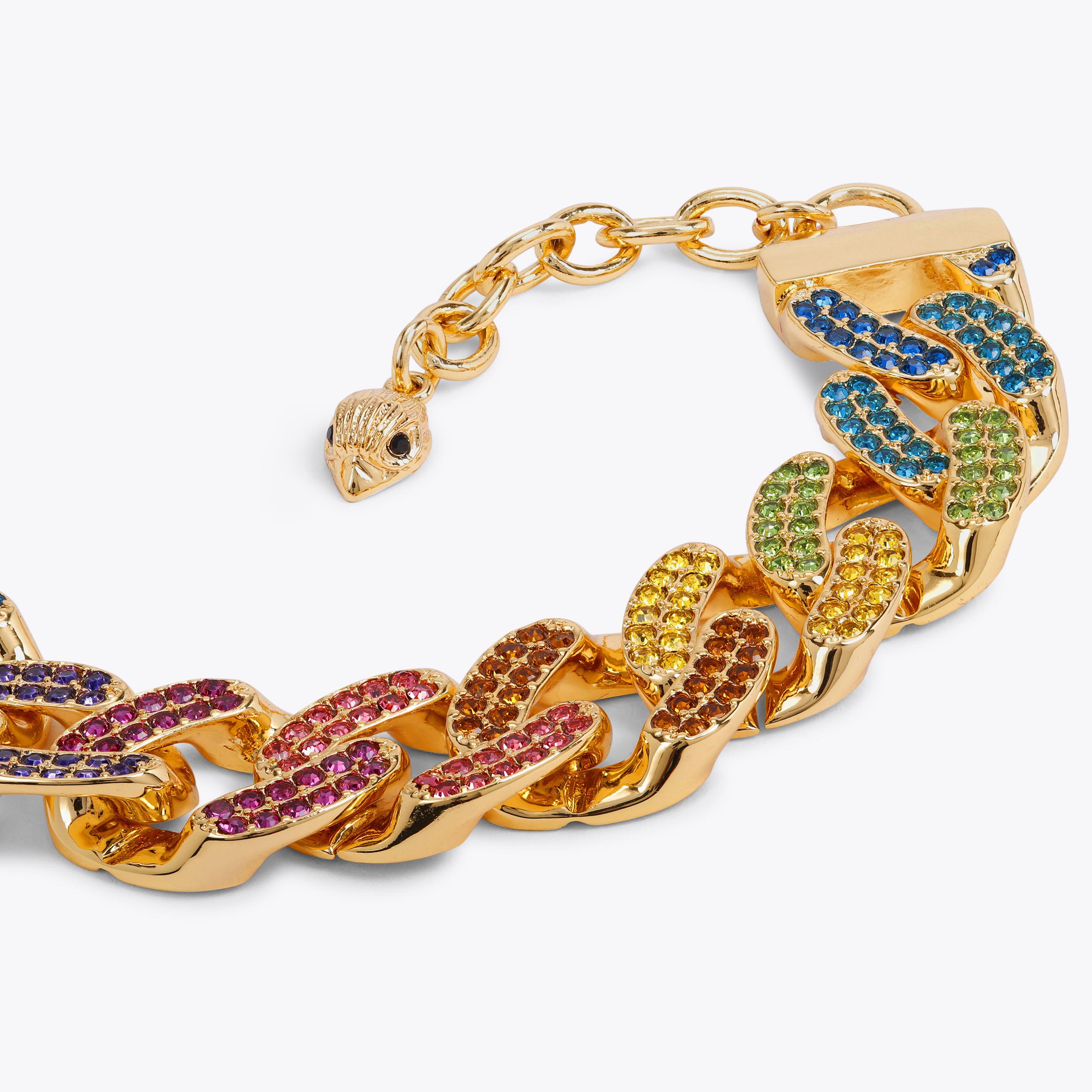 RAINBOW CHAIN BRACELET Rainbow Bracelet by KURT GEIGER LONDON