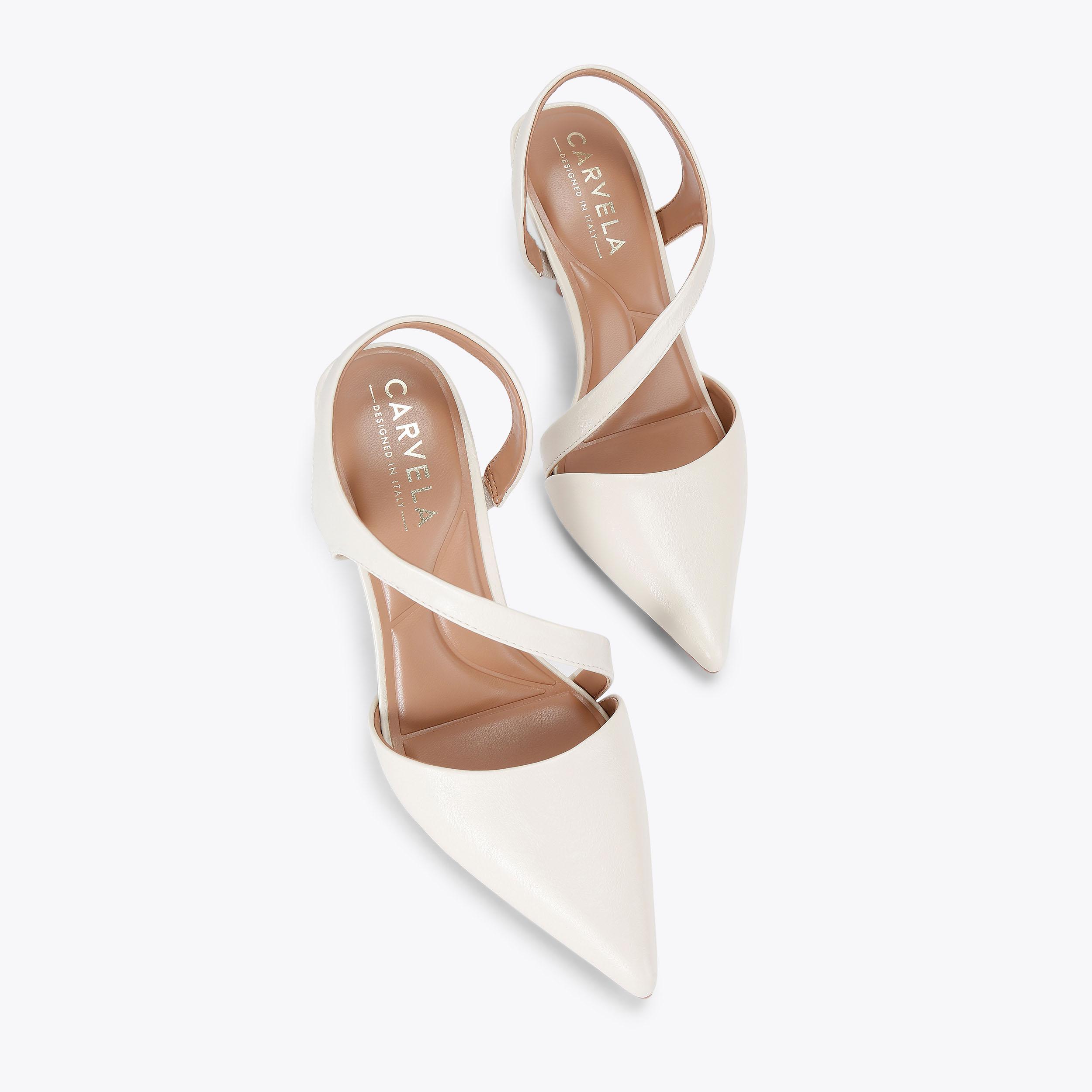 SYMMETRY COURT Bone Pointed Toe Heel by CARVELA