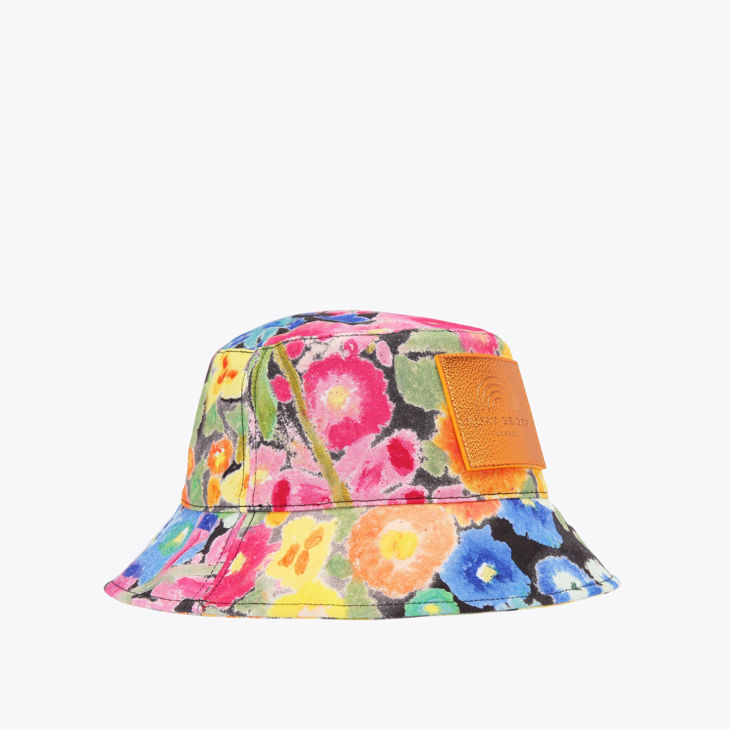 SOUTHBANK BUCKET HAT Cotton Fabric Bucket Hat by KURT GEIGER LONDON