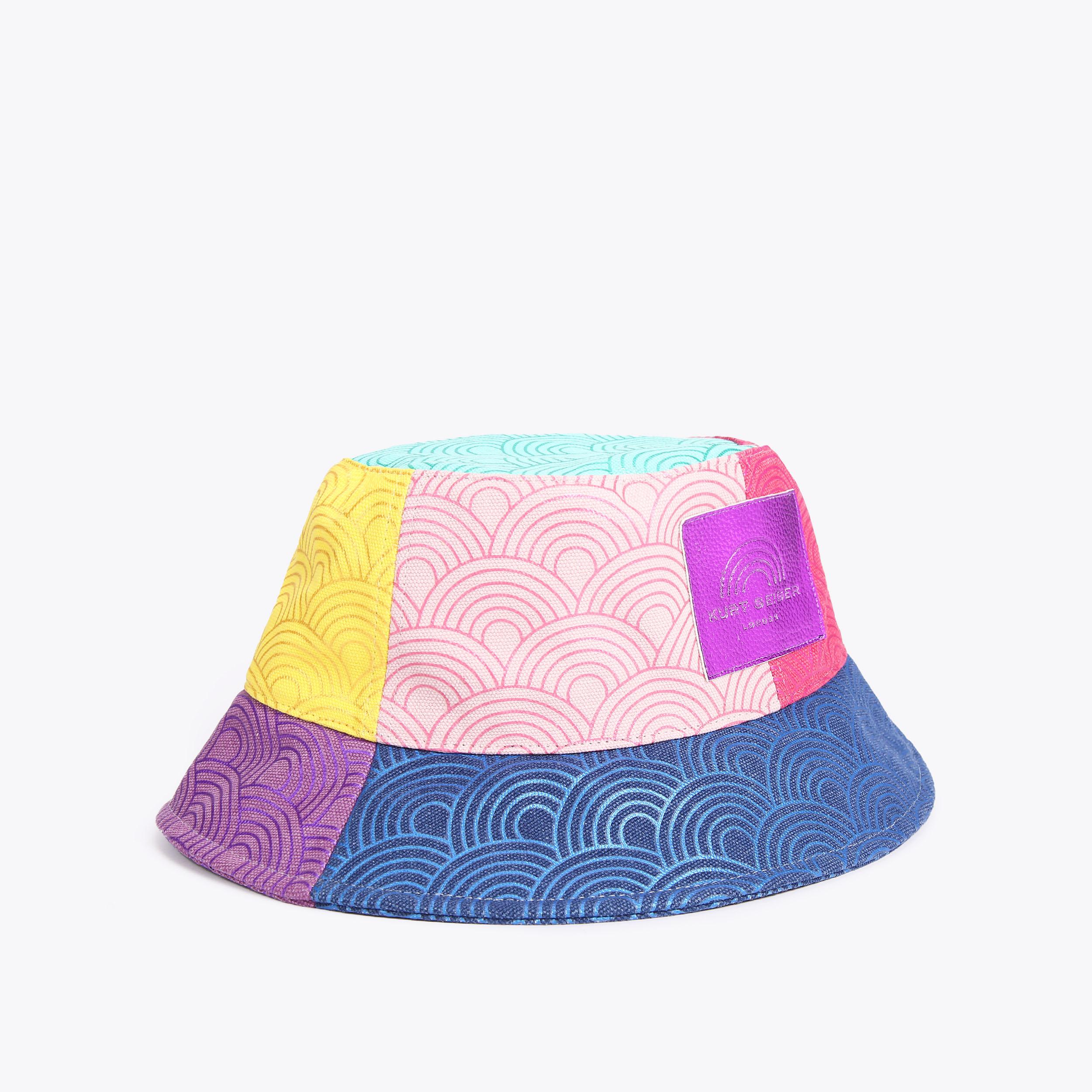 SOUTHBANK BUCKET HAT Rainbow Bucket Hat by KURT GEIGER LONDON