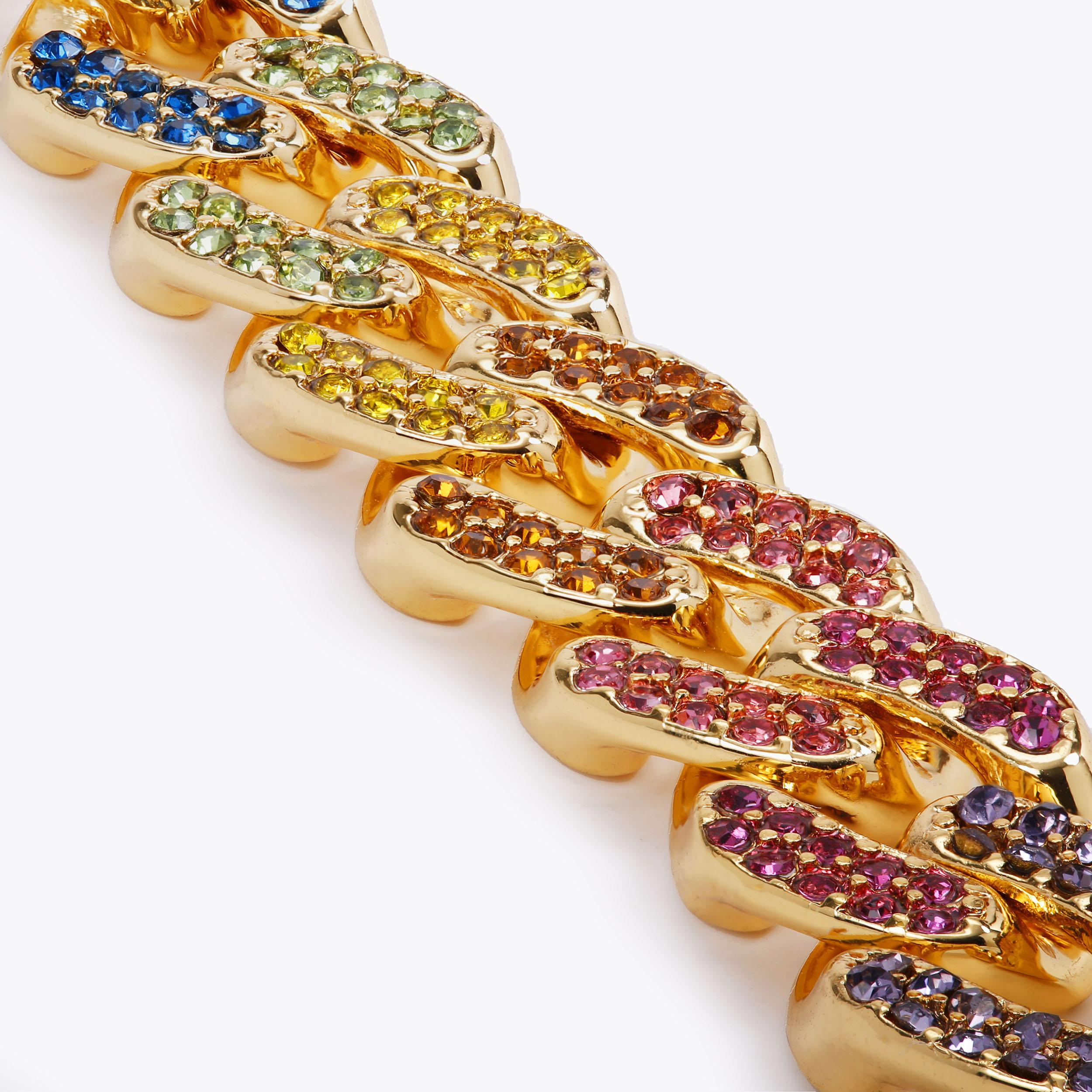 RAINBOW CHAIN LINEARS Chain Drop Earring by KURT GEIGER LONDON