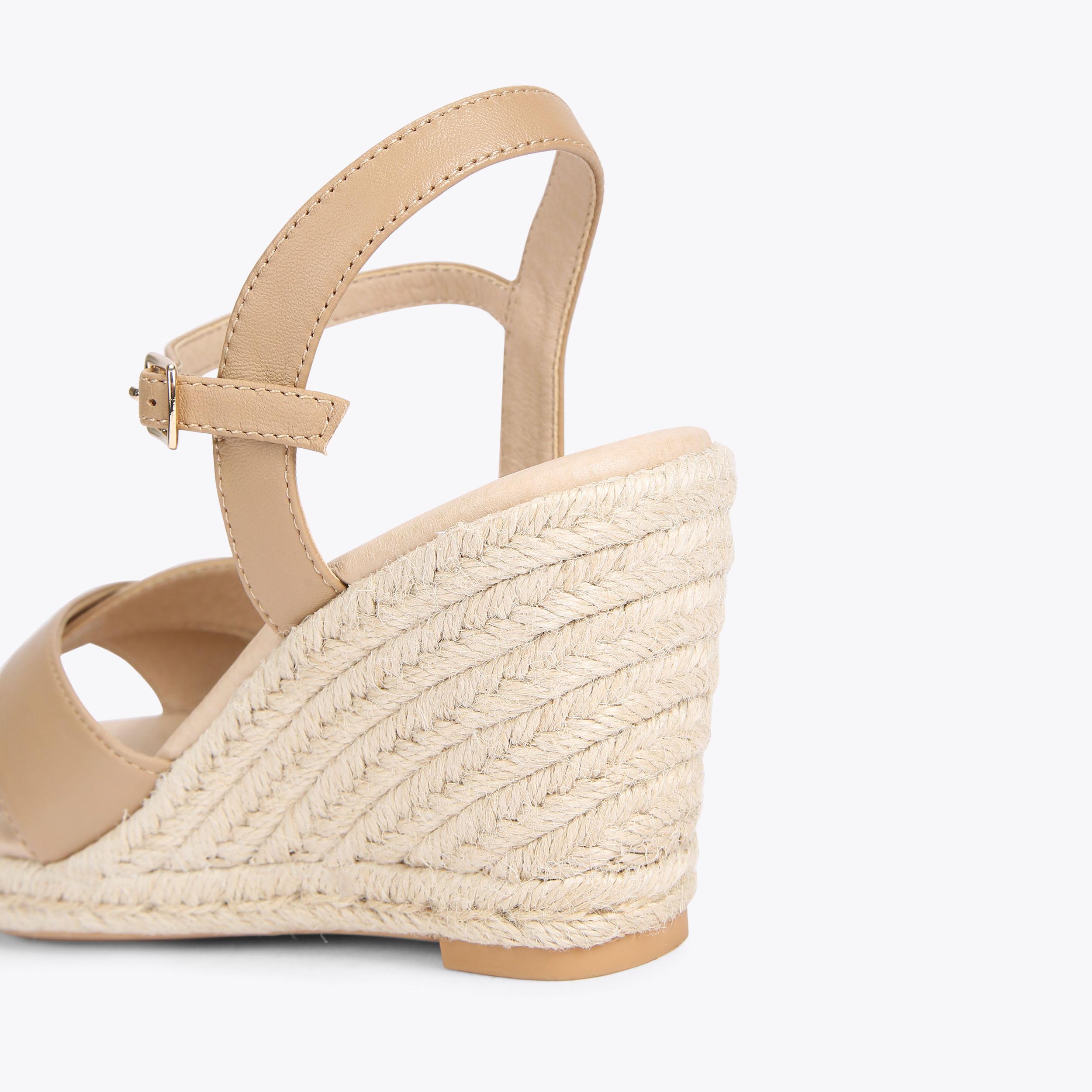 PURDY 2 Camel Espadrille Heels by KG KURT GEIGER