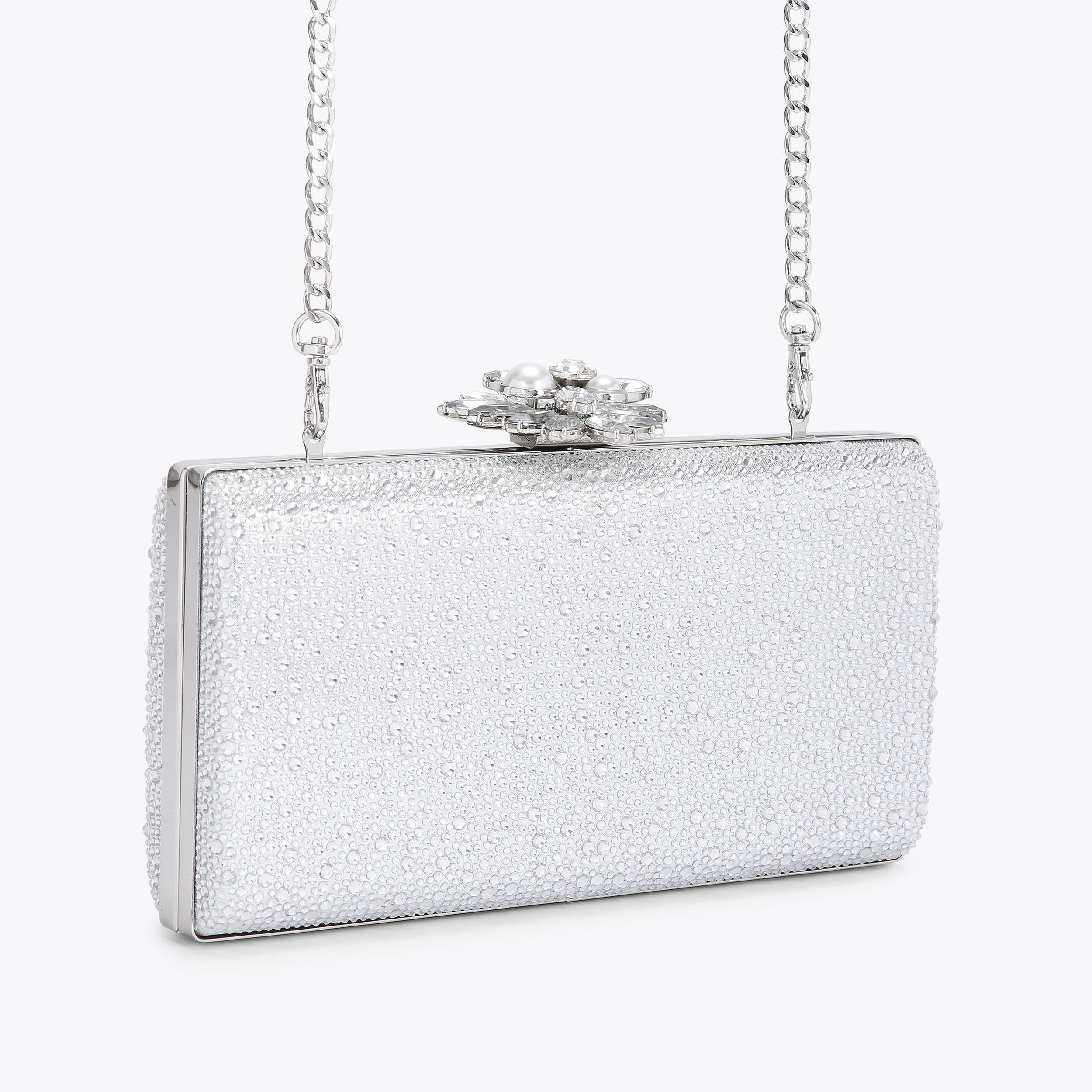CRYSTAL CLUTCH Embellished crystal clutch by CARVELA